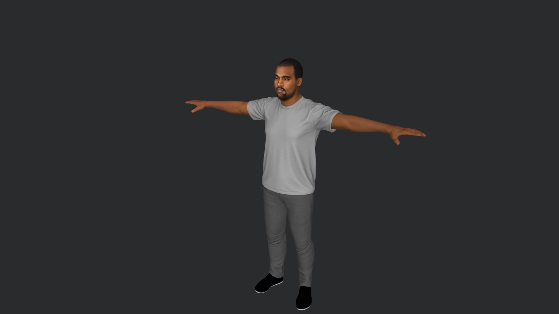 Kanye West Character - 3D Model by meta avatars