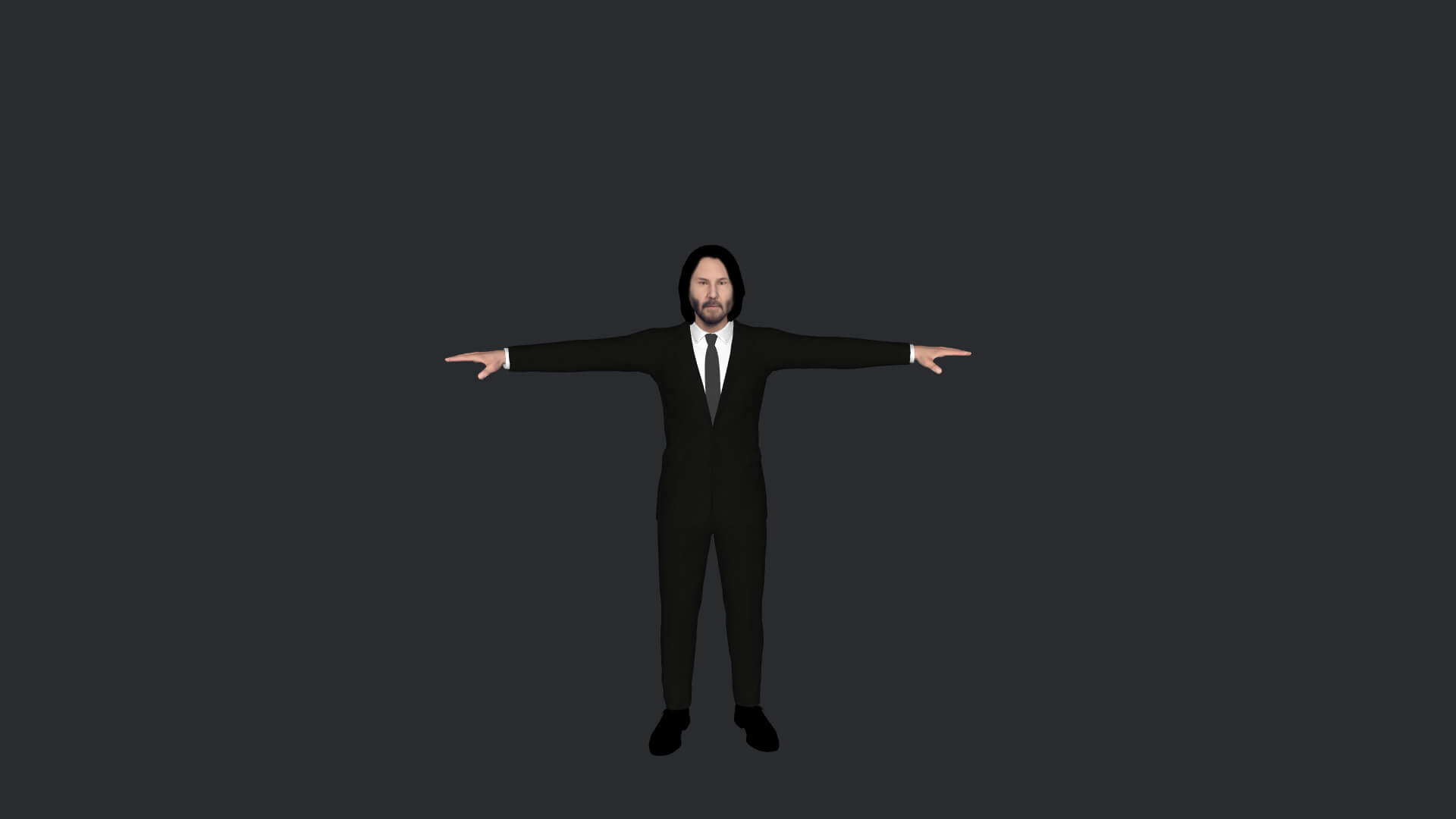 Keanu Reeves Realistic Full Body Fully Rigged Character - 3D Model by ...