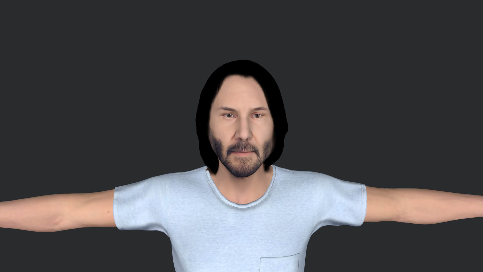 Keanu Reeves Realistic Full Body Fully Rigged Character - 3D Model by ...