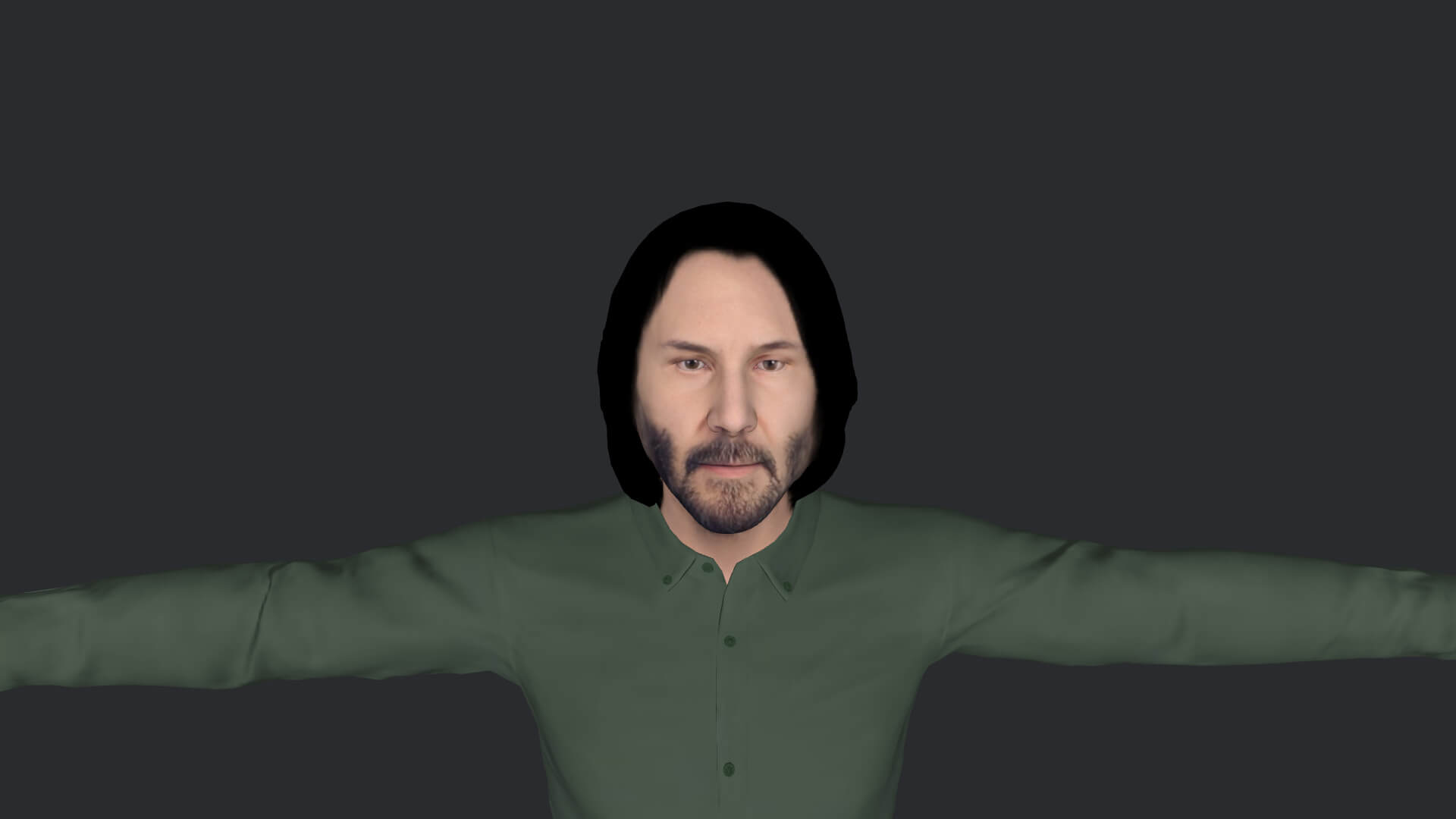 Keanu Reeves Realistic Full Body Fully Rigged Character - 3D Model by ...