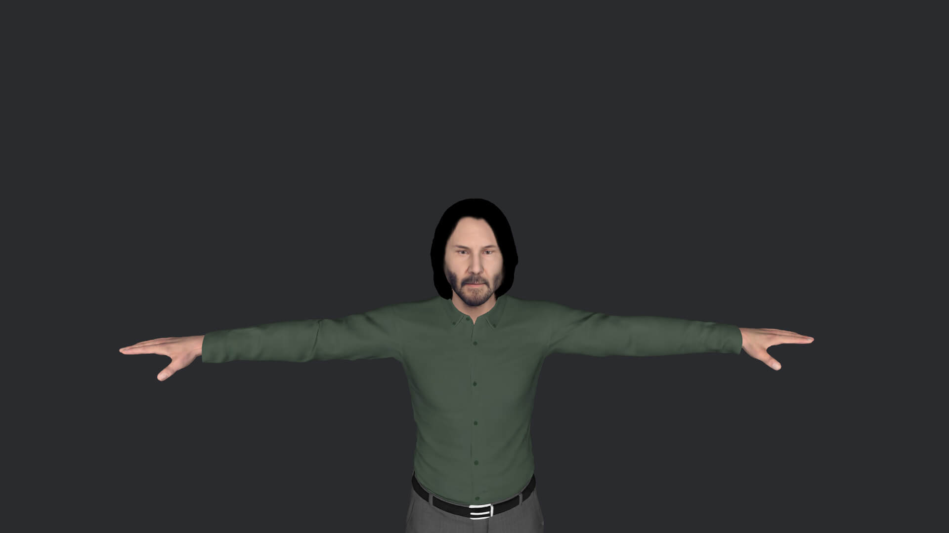 Keanu Reeves Realistic Full Body Fully Rigged Character - 3D Model by ...
