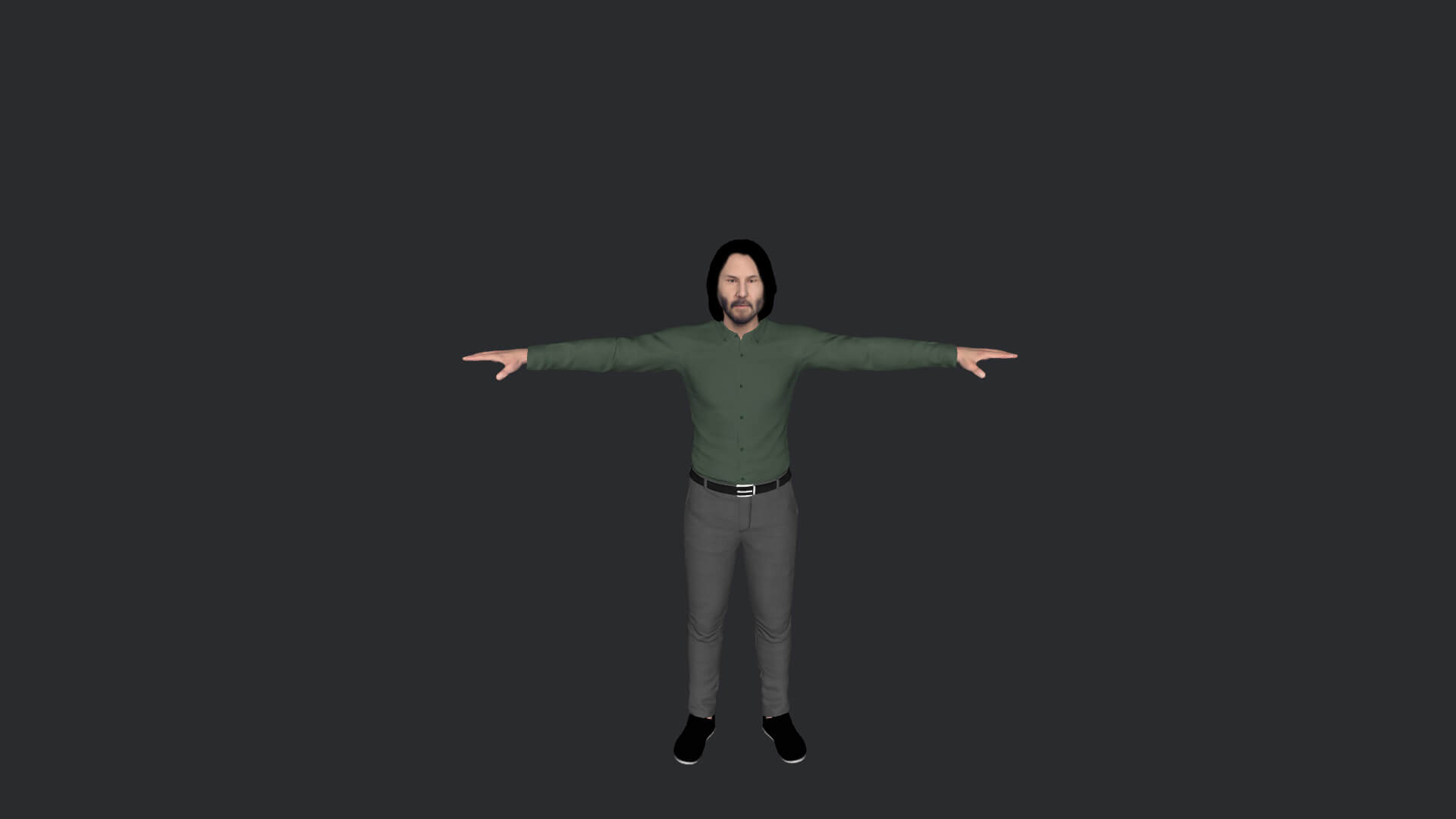Keanu Reeves Realistic Full Body Fully Rigged Character - 3D Model by ...