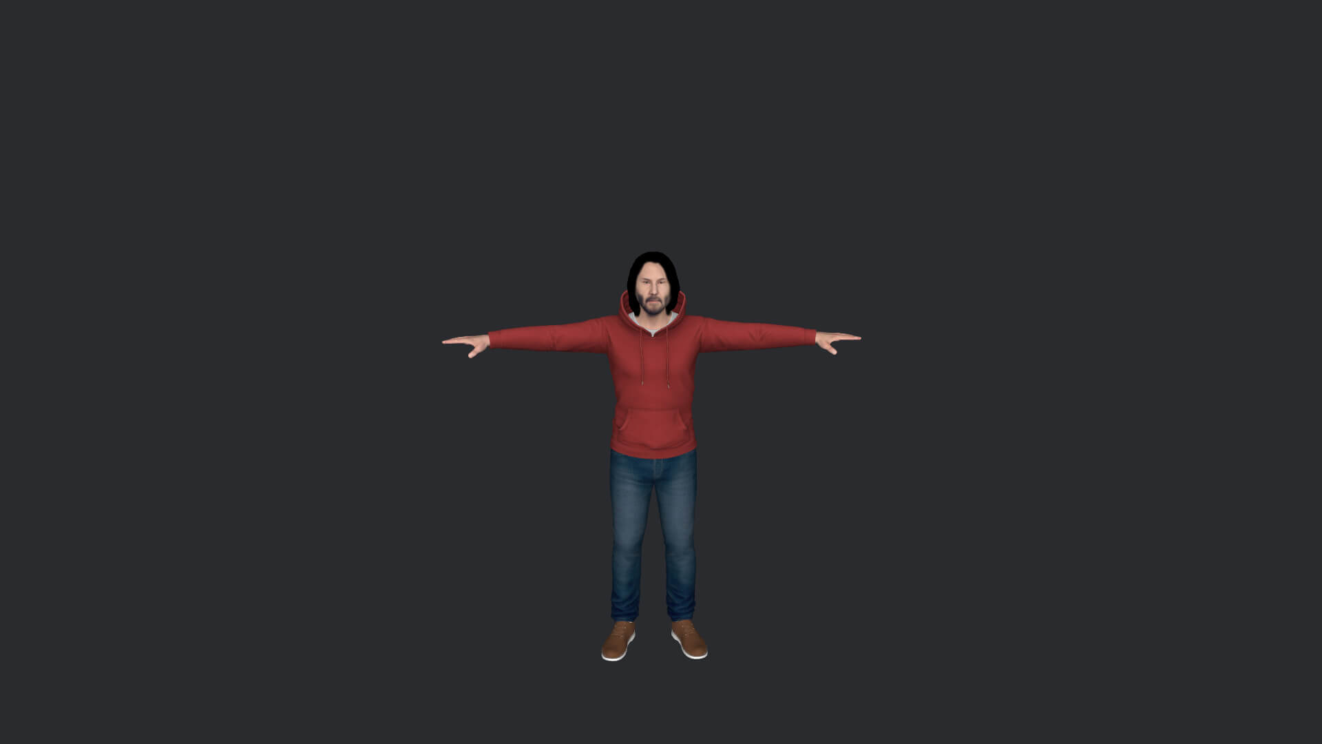 Keanu Reeves Realistic Full Body Fully Rigged Character - 3D Model by ...