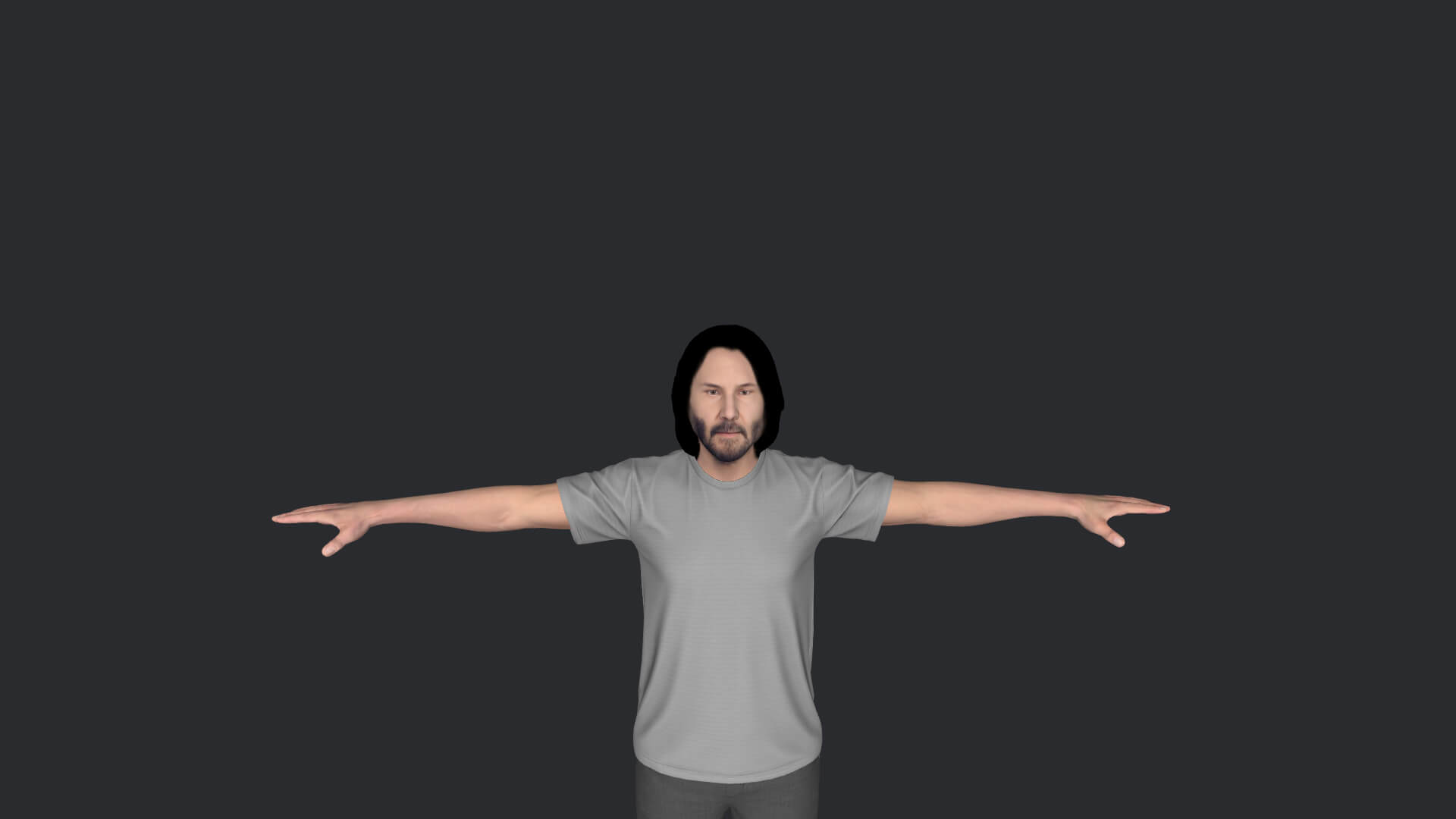 Keanu Reeves Realistic Full Body Fully Rigged Character - 3D Model by ...