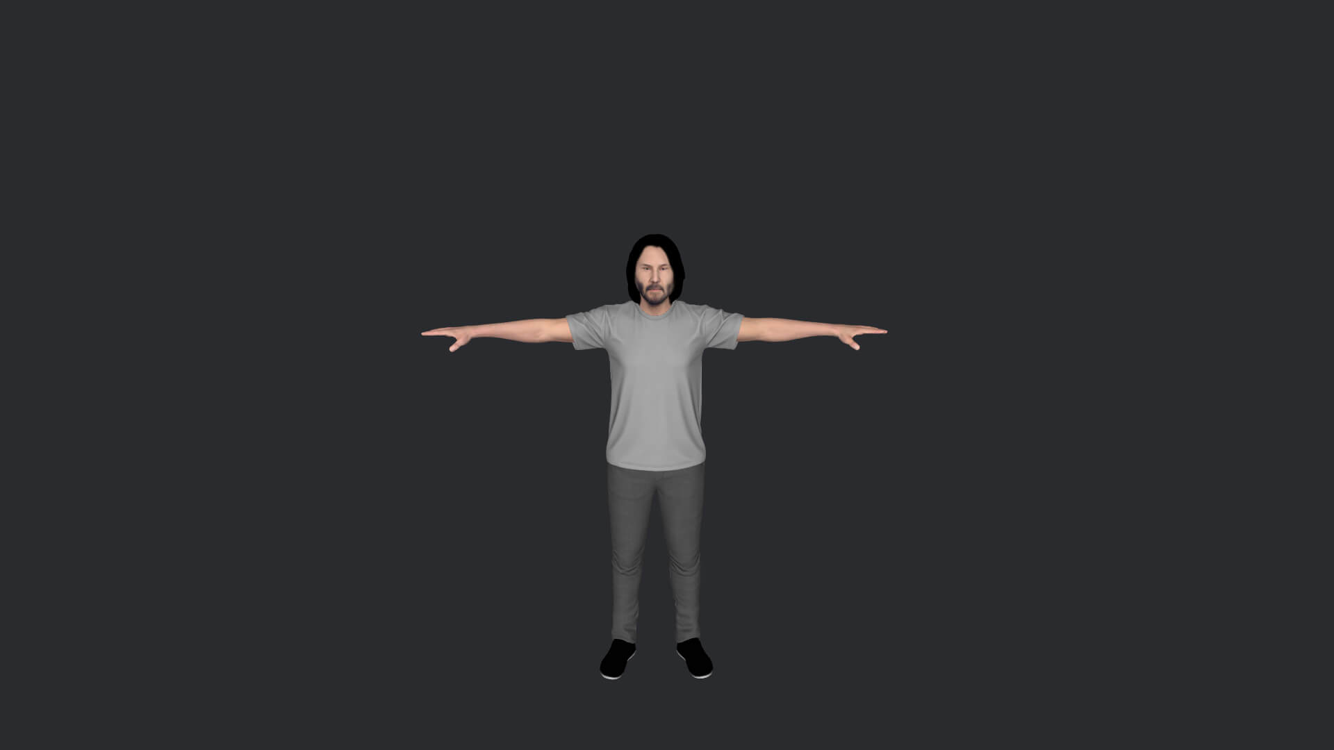 Keanu Reeves Realistic Full Body Fully Rigged Character - 3D Model by ...