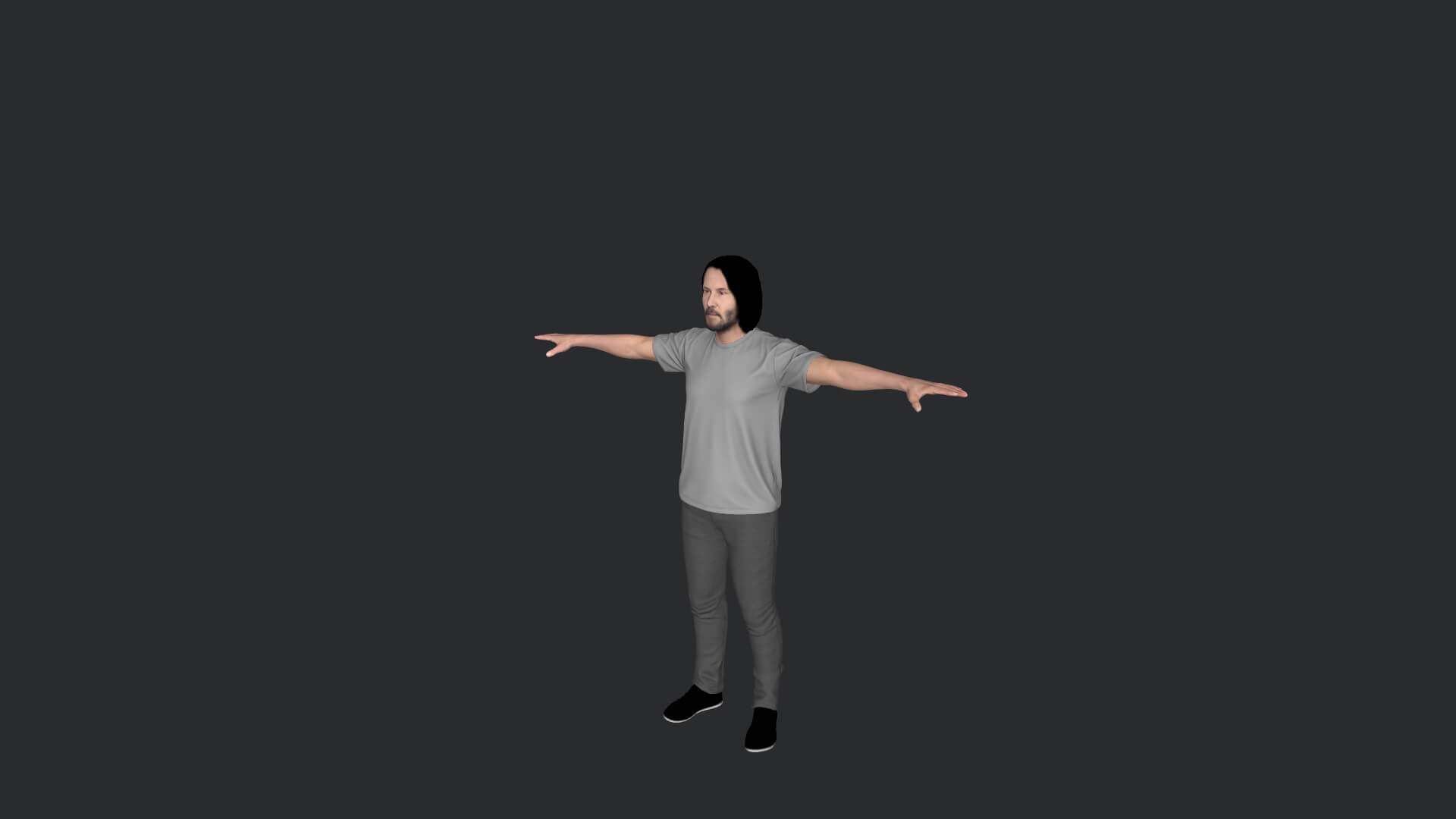 Keanu Reeves Realistic Full Body Fully Rigged Character - 3D Model by ...