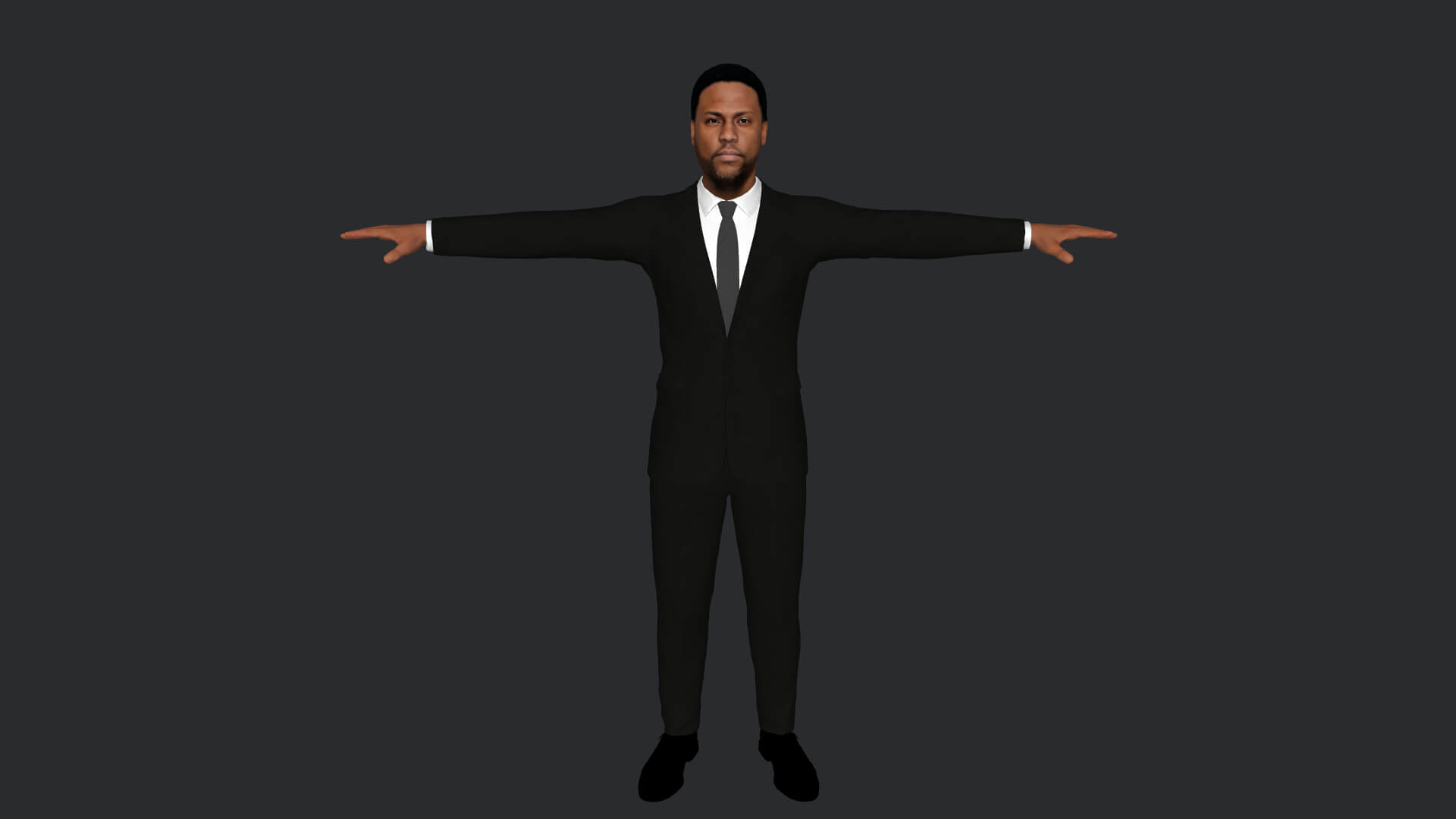 Kevin Hart Realistic Full Body Fully Rigged Character - 3D Model by ...