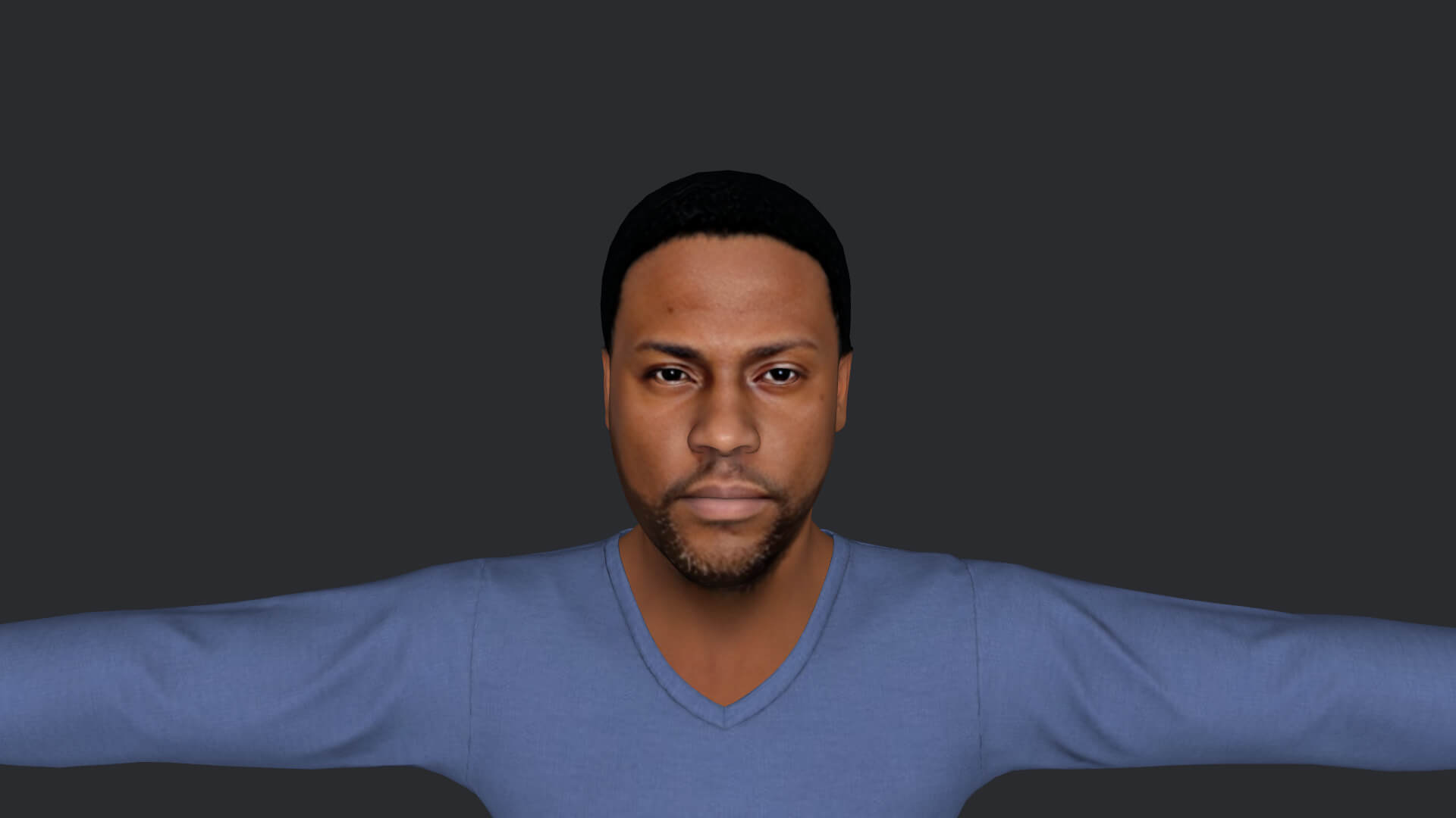 Kevin Hart Realistic Full Body Fully Rigged Character - 3D Model by ...