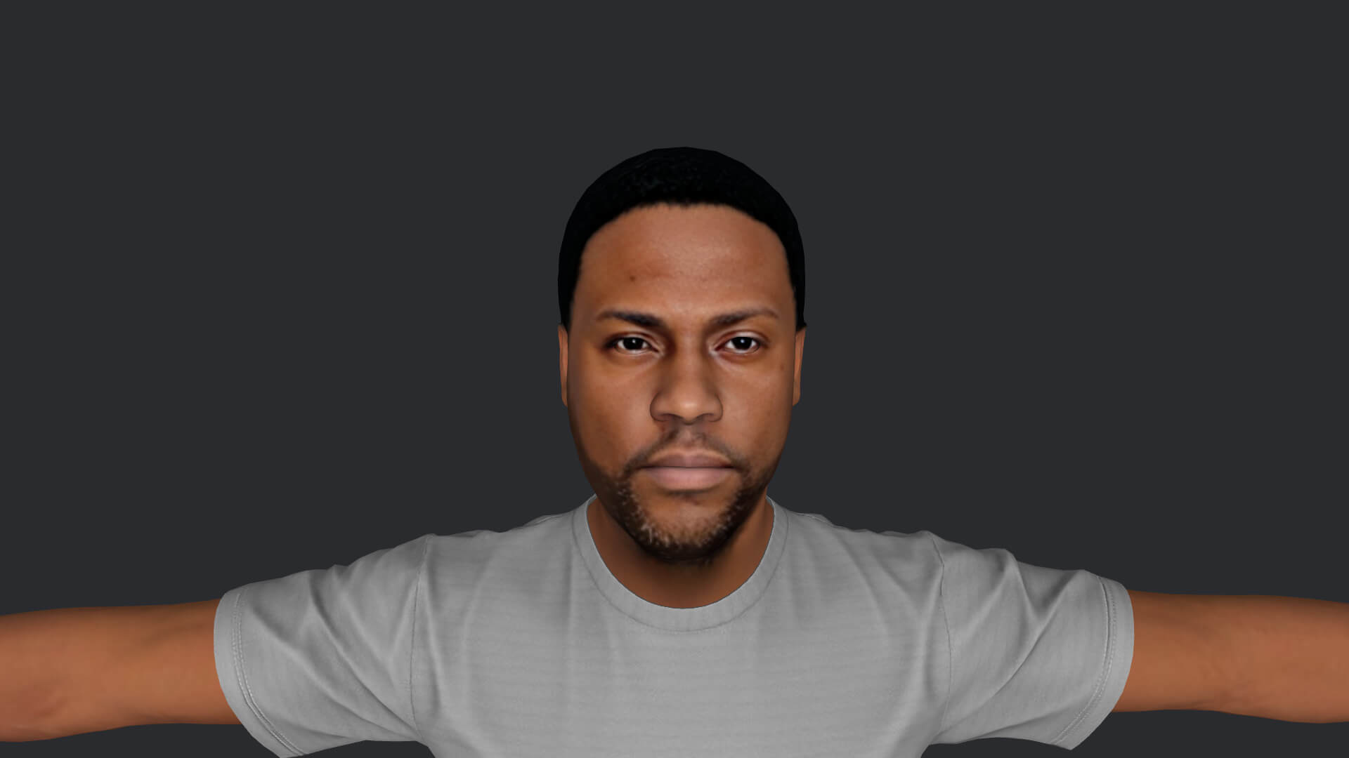 Kevin Hart Realistic Full Body Fully Rigged Character - 3D Model by meta avatars