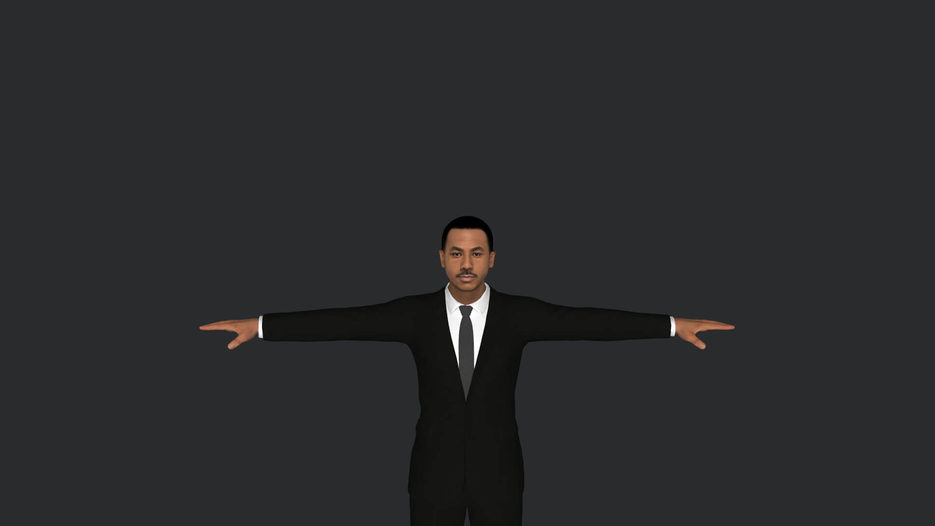 Khalil Rountree Realistic Full Body Fully Rigged Character - 3D Model ...