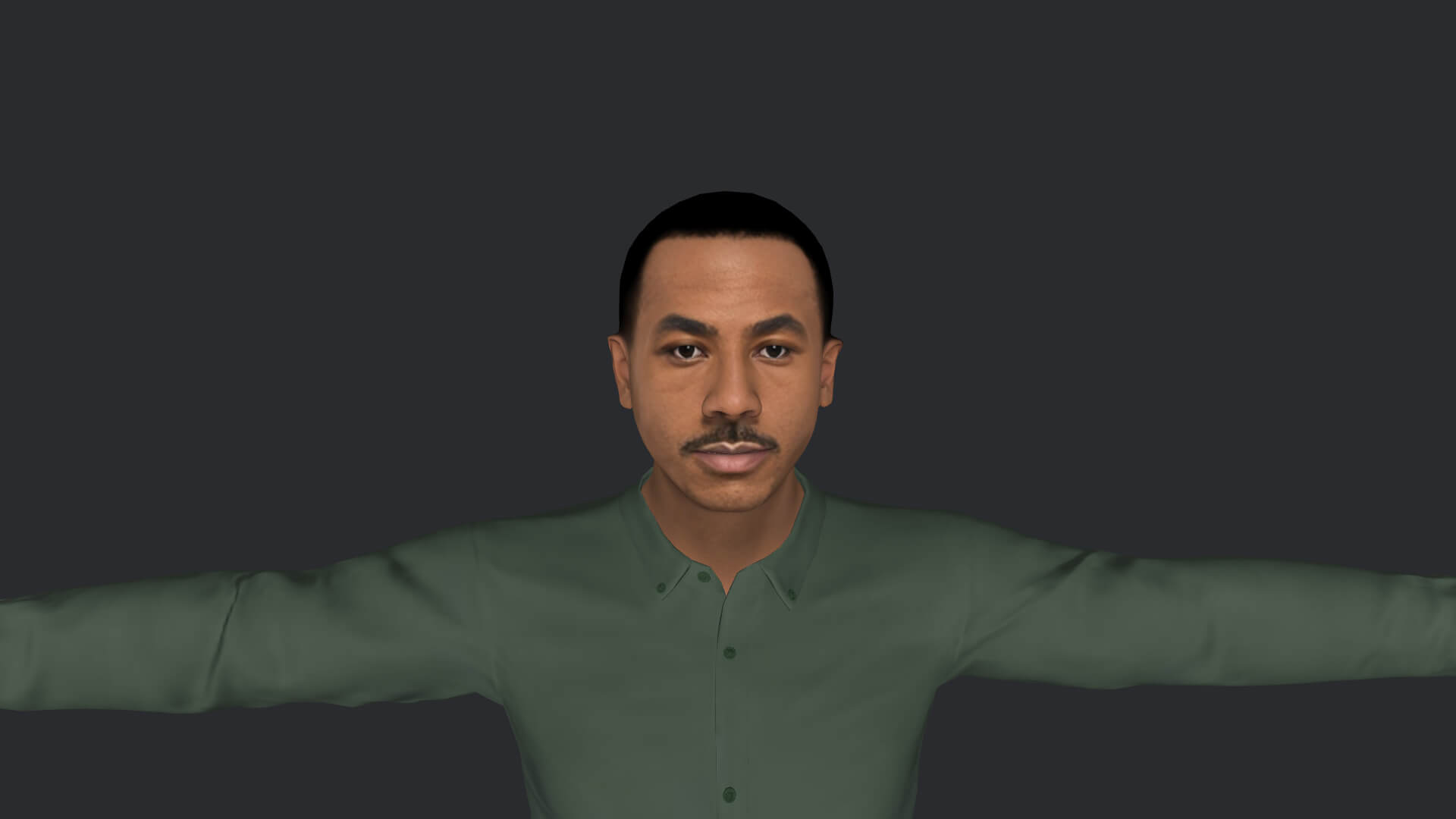 Khalil Rountree Realistic Full Body Fully Rigged Character - 3D Model ...