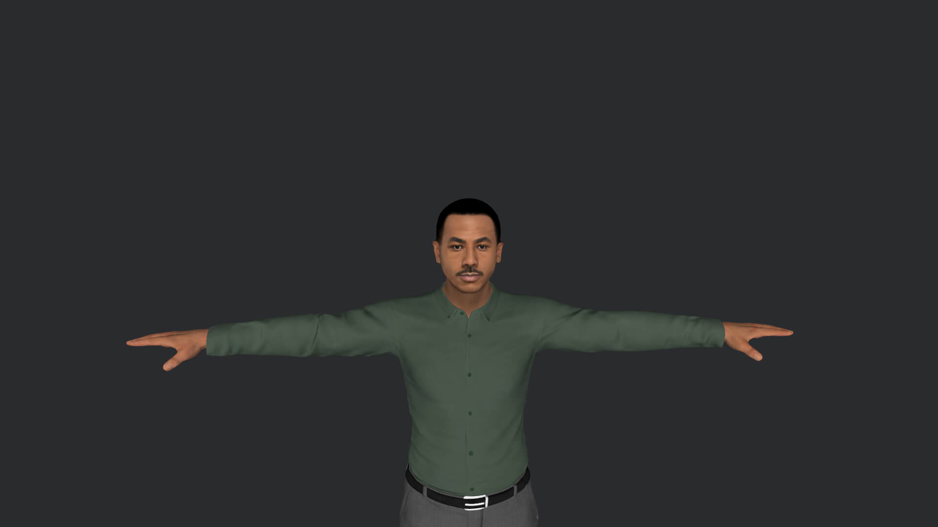 Khalil Rountree Realistic Full Body Fully Rigged Character - 3D Model ...