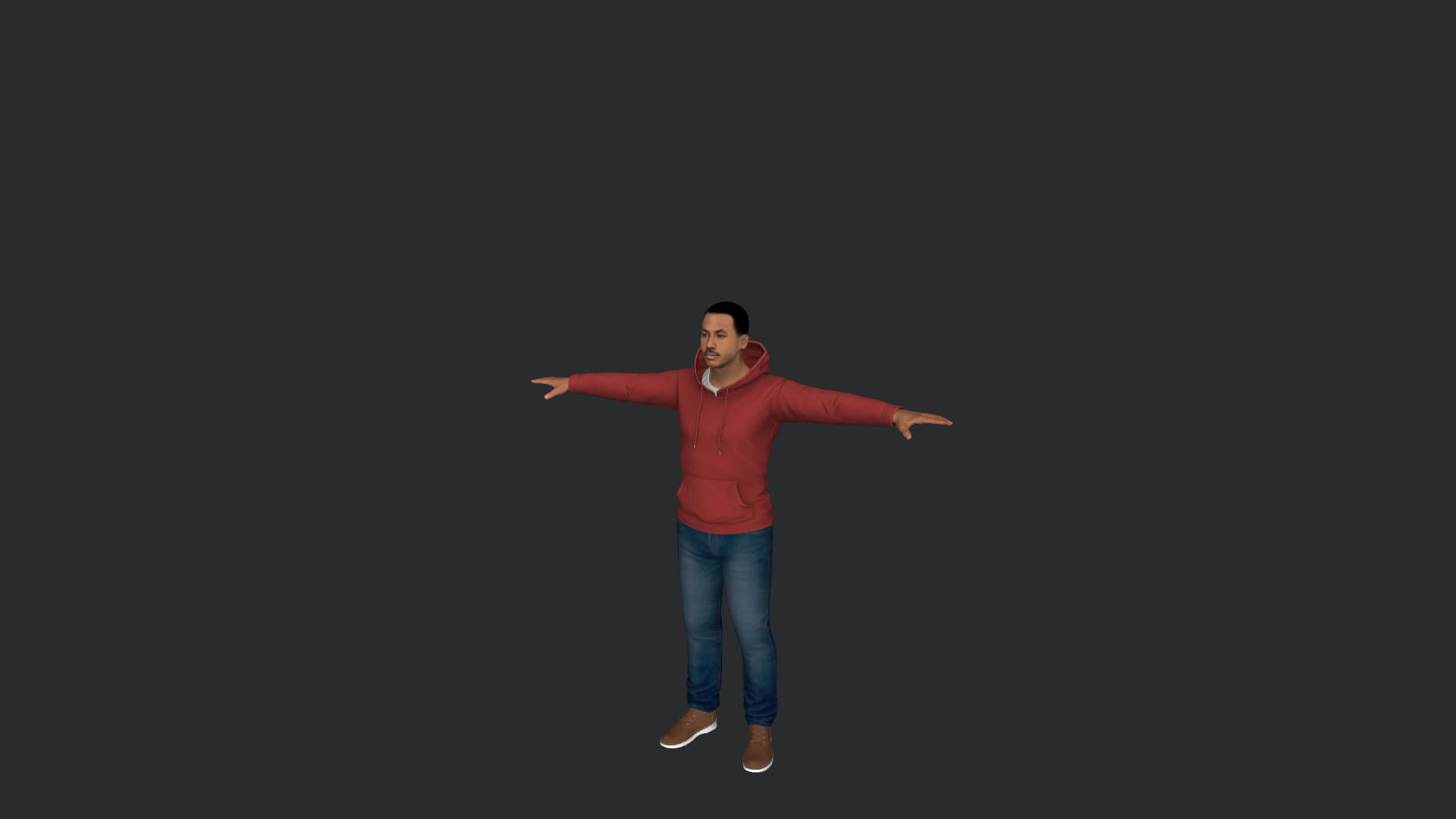 Khalil Rountree Realistic Full Body Fully Rigged Character - 3D Model ...