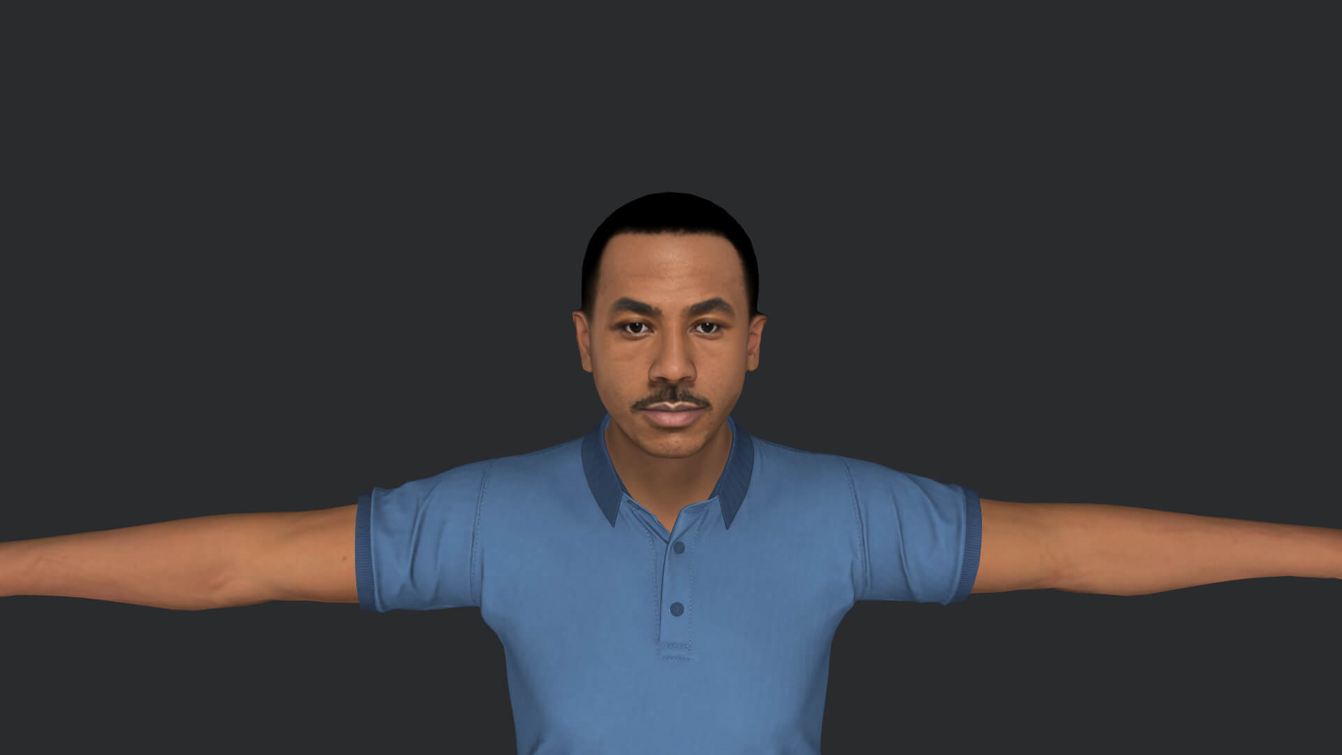Khalil Rountree Realistic Full Body Fully Rigged Character - 3D Model ...