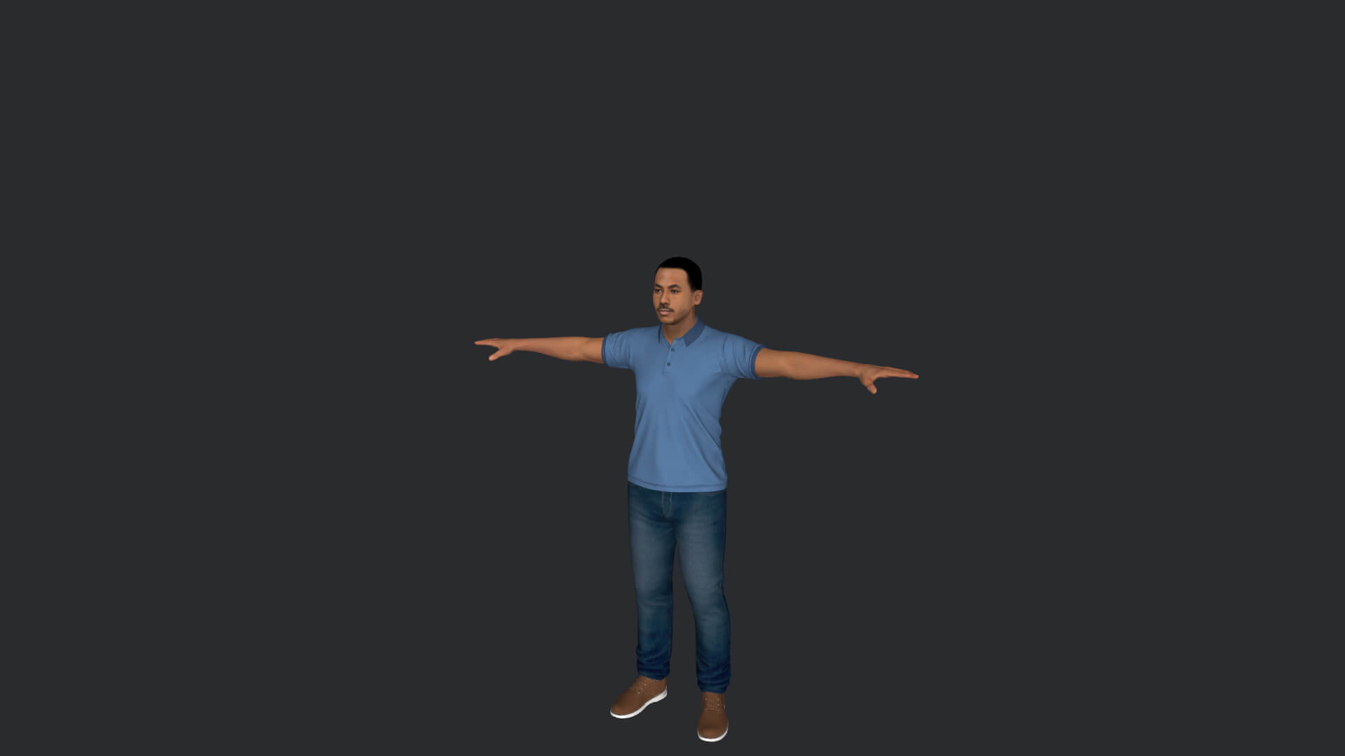Khalil Rountree Realistic Full Body Fully Rigged Character - 3D Model ...