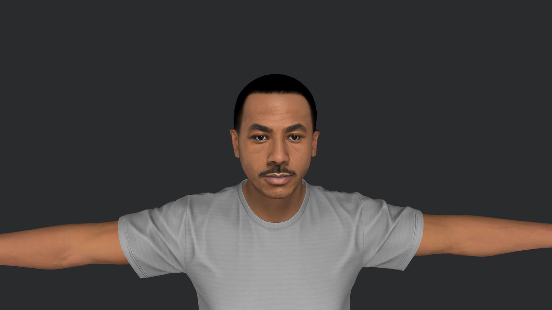 Khalil Rountree Realistic Full Body Fully Rigged Character - 3D Model ...