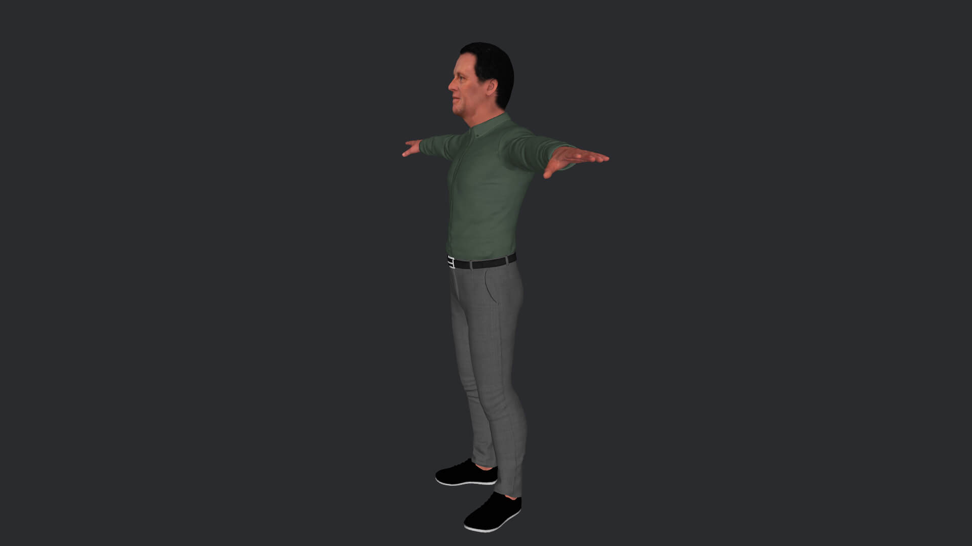 Lance Armstrong Realistic Full Body Fully Rigged Character - 3D Model ...