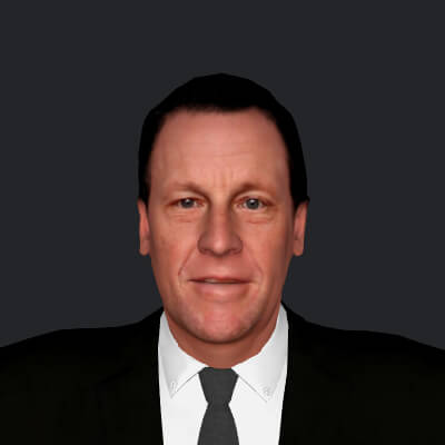 Lance Armstrong Realistic Full Body Fully Rigged Character - 3D Model ...