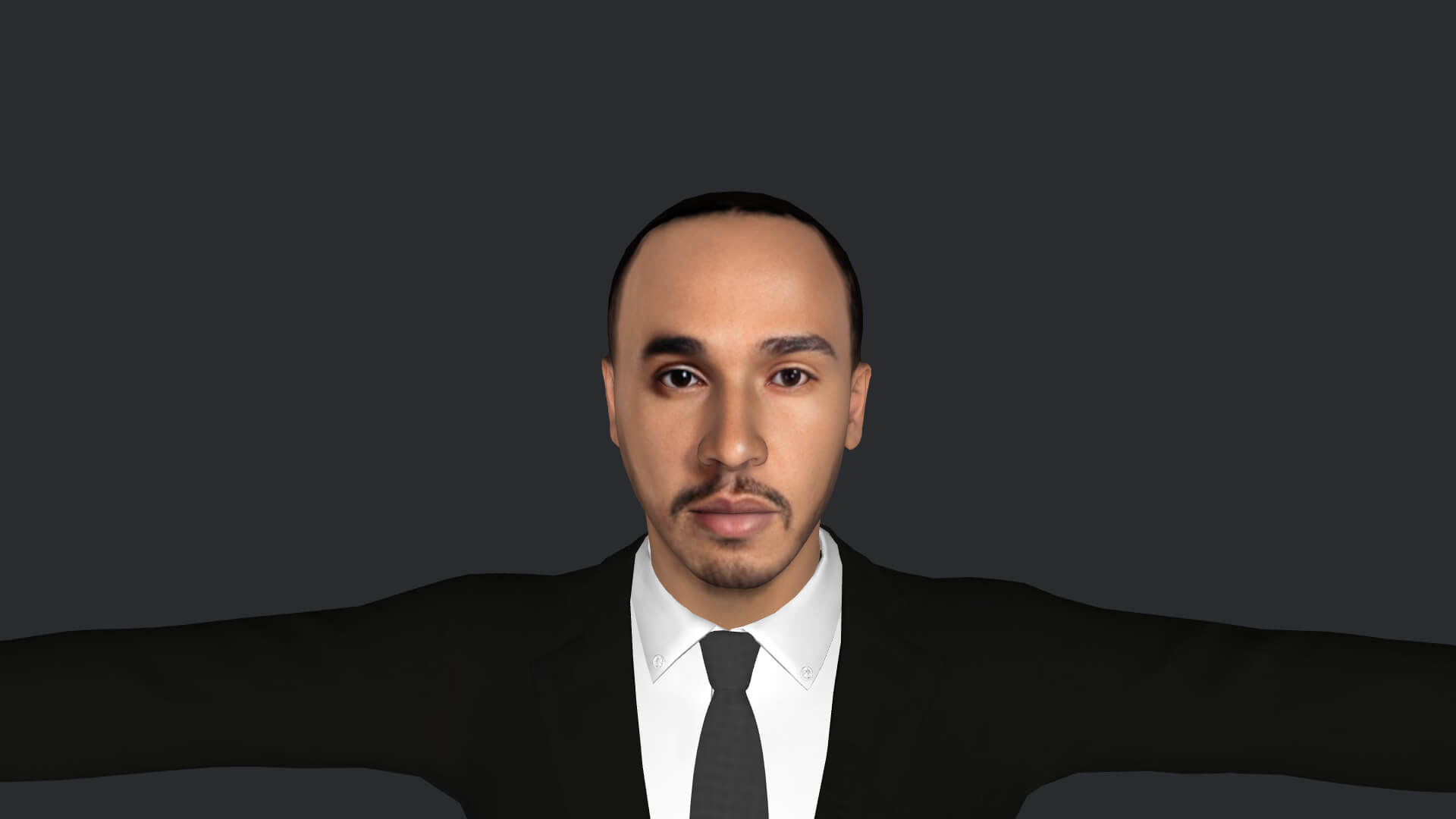Lewis Hamilton Realistic Full Body Fully Rigged Character - 3D Model by ...