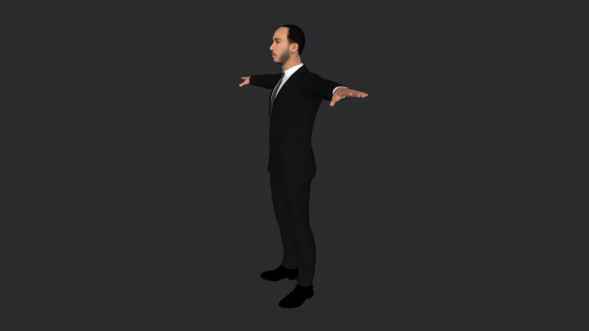 Lewis Hamilton Realistic Full Body Fully Rigged Character - 3D Model by ...