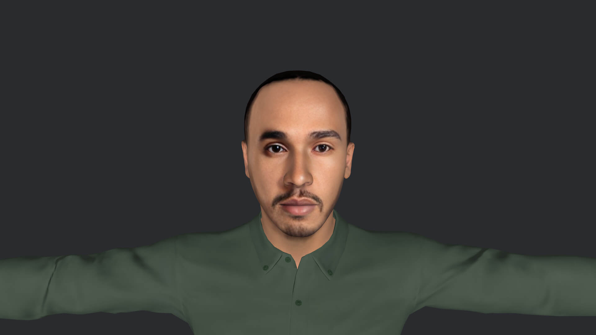 Lewis Hamilton Realistic Full Body Fully Rigged Character - 3D Model by ...