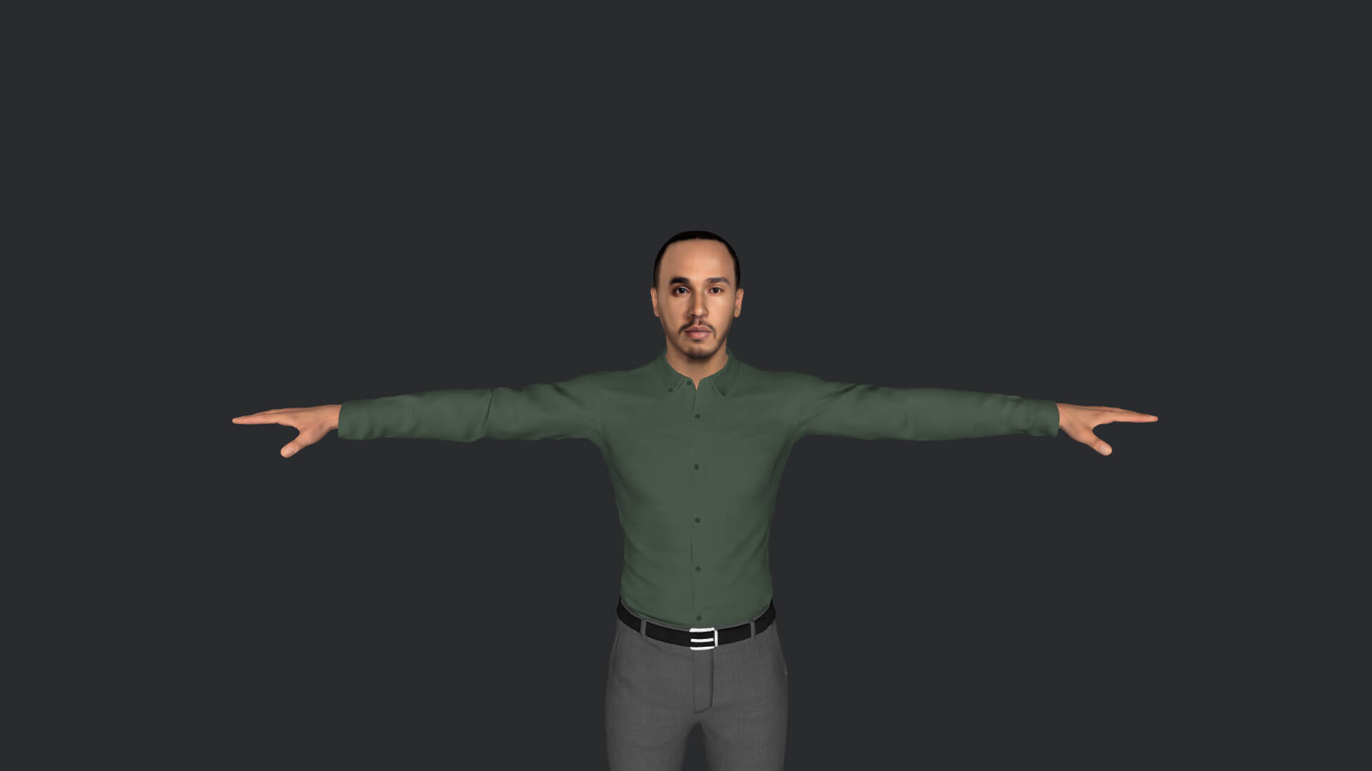 Lewis Hamilton Realistic Full Body Fully Rigged Character - 3D Model by ...