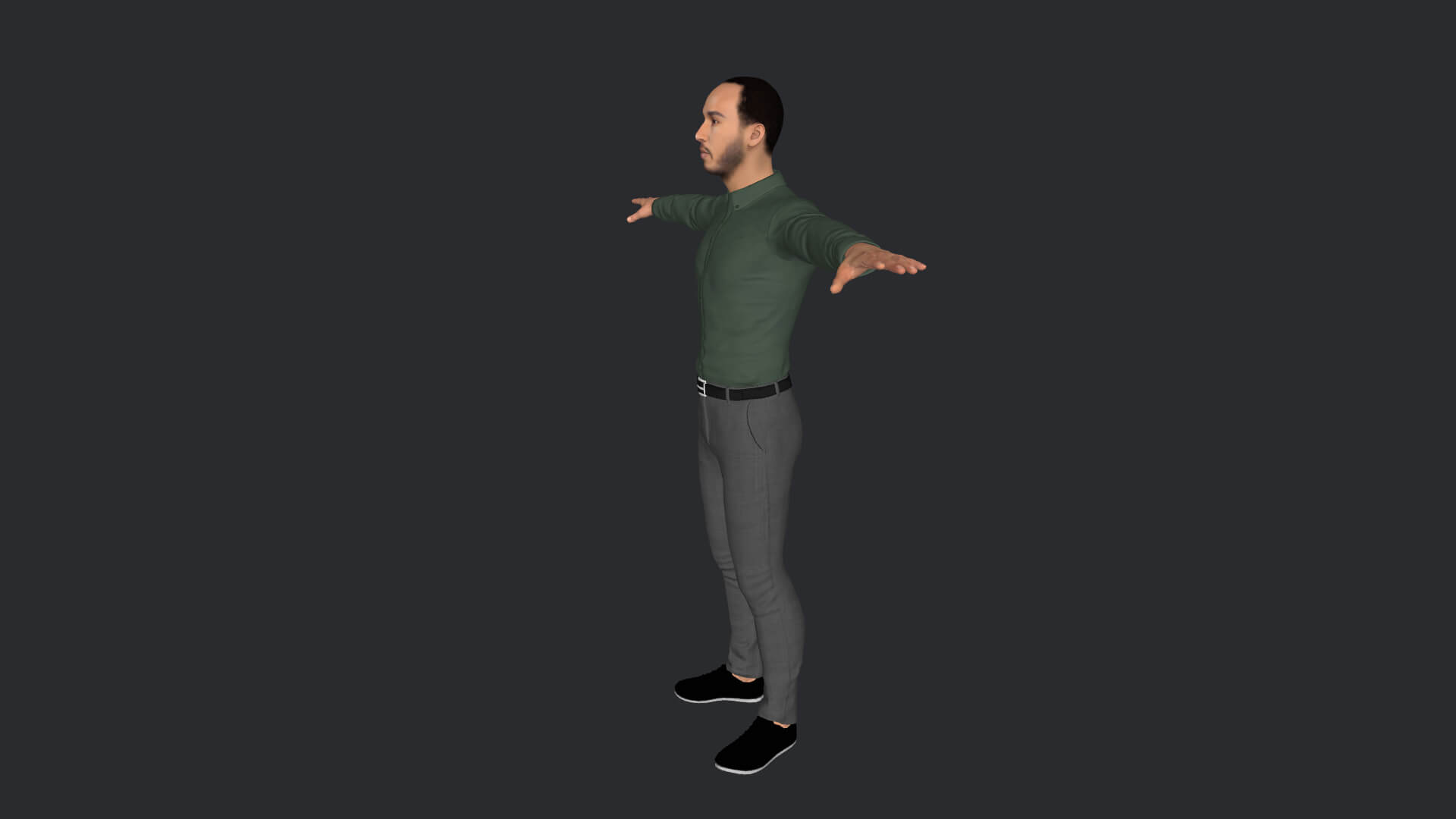 Lewis Hamilton Realistic Full Body Fully Rigged Character - 3D Model by ...