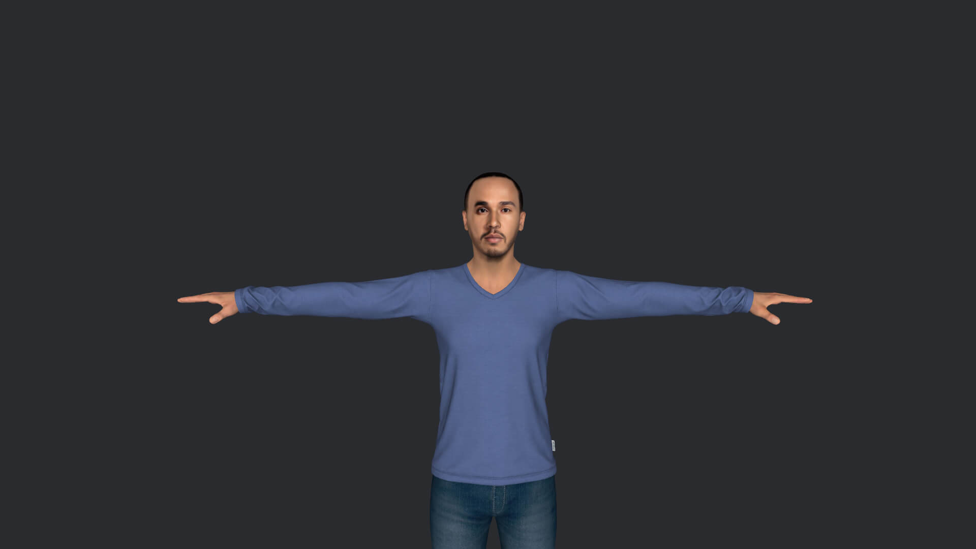 Lewis Hamilton Realistic Full Body Fully Rigged Character - 3D Model by ...