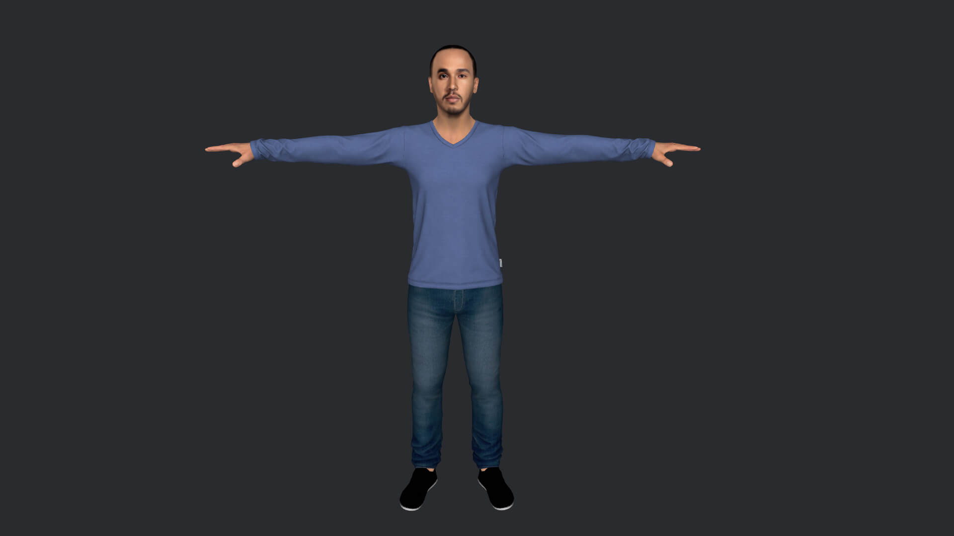Lewis Hamilton Realistic Full Body Fully Rigged Character - 3D Model by ...
