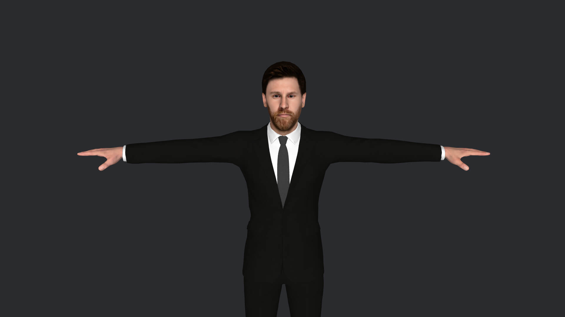 Lionel Messi Character - 3D Model by meta avatars