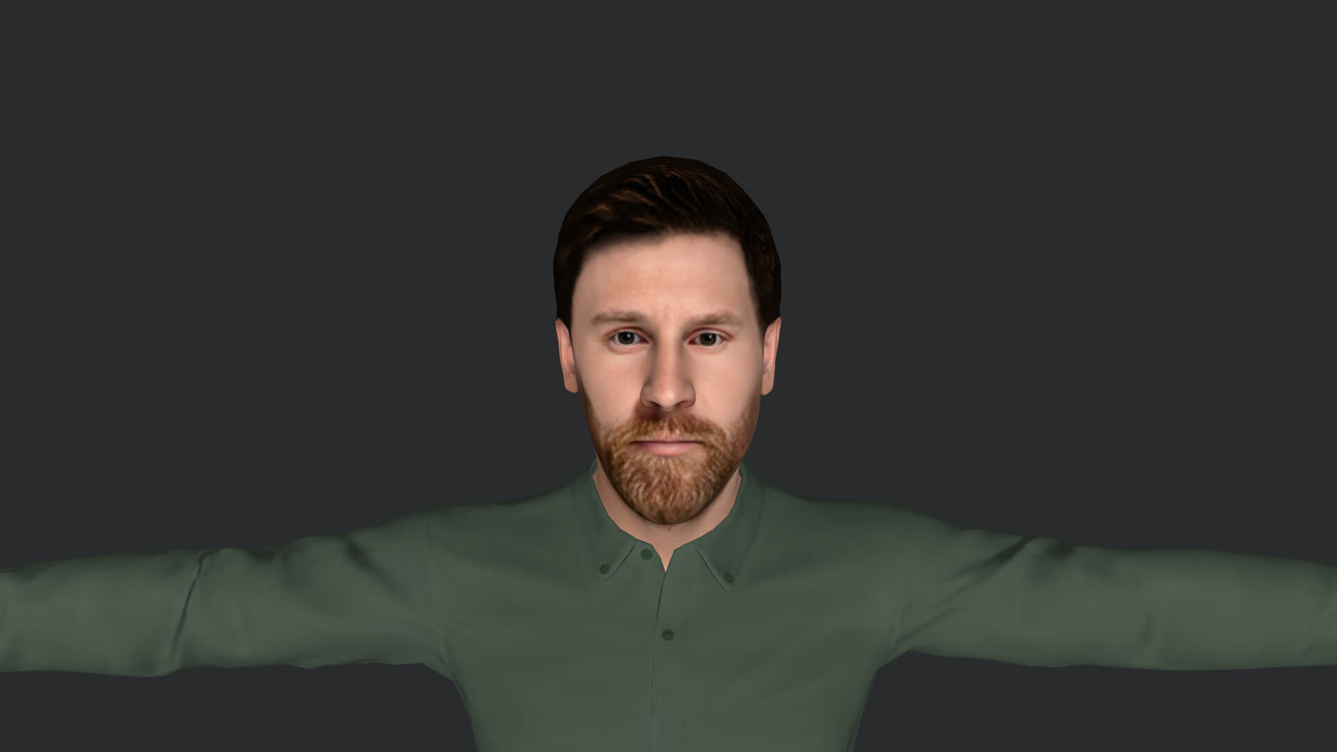 Lionel Messi Character - 3D Model by meta avatars