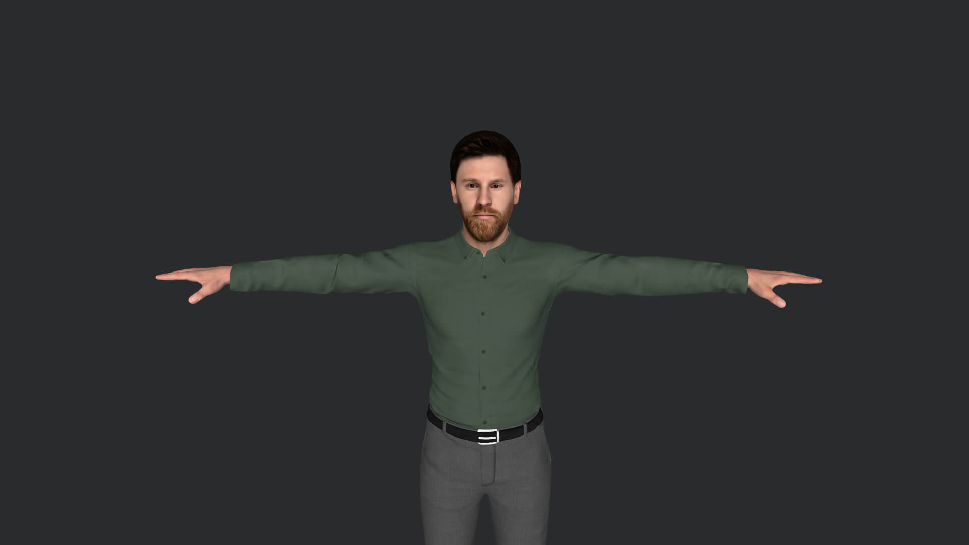 Lionel Messi Character - 3D Model by meta avatars