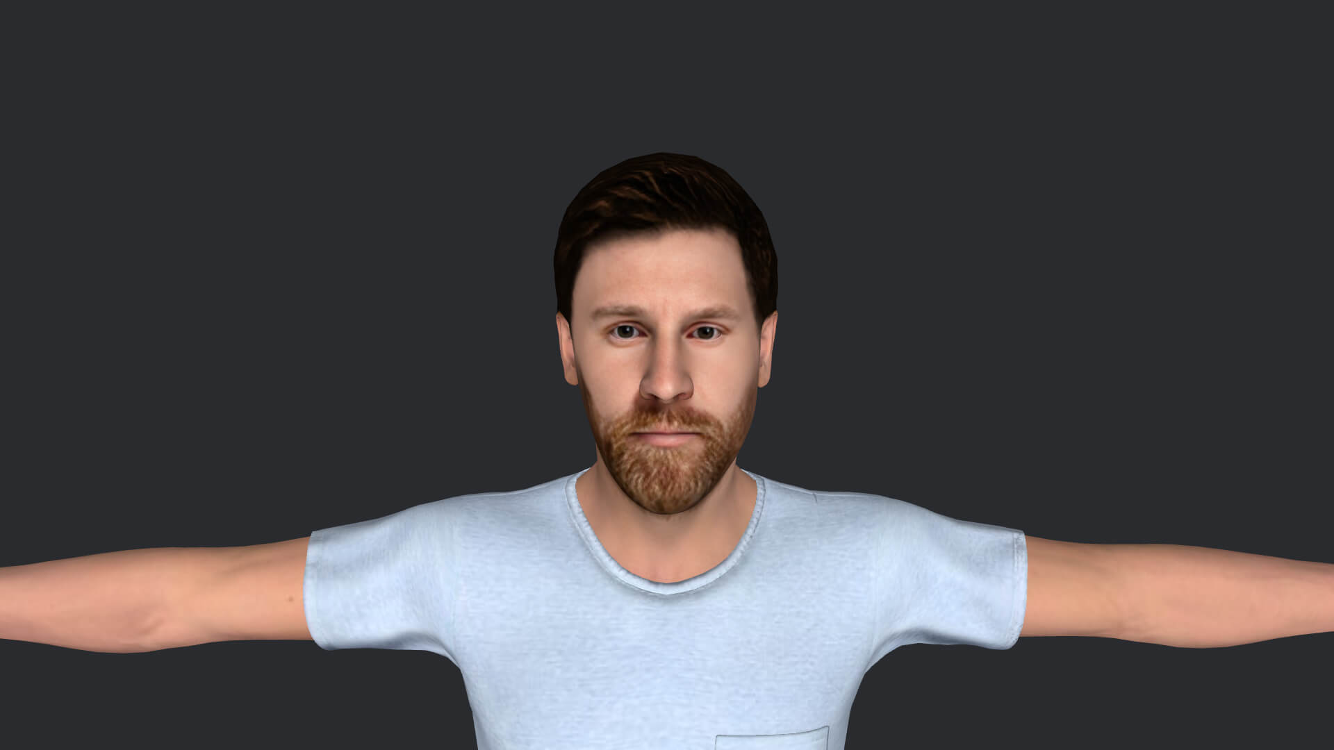 Lionel Messi Character - 3D Model by meta avatars