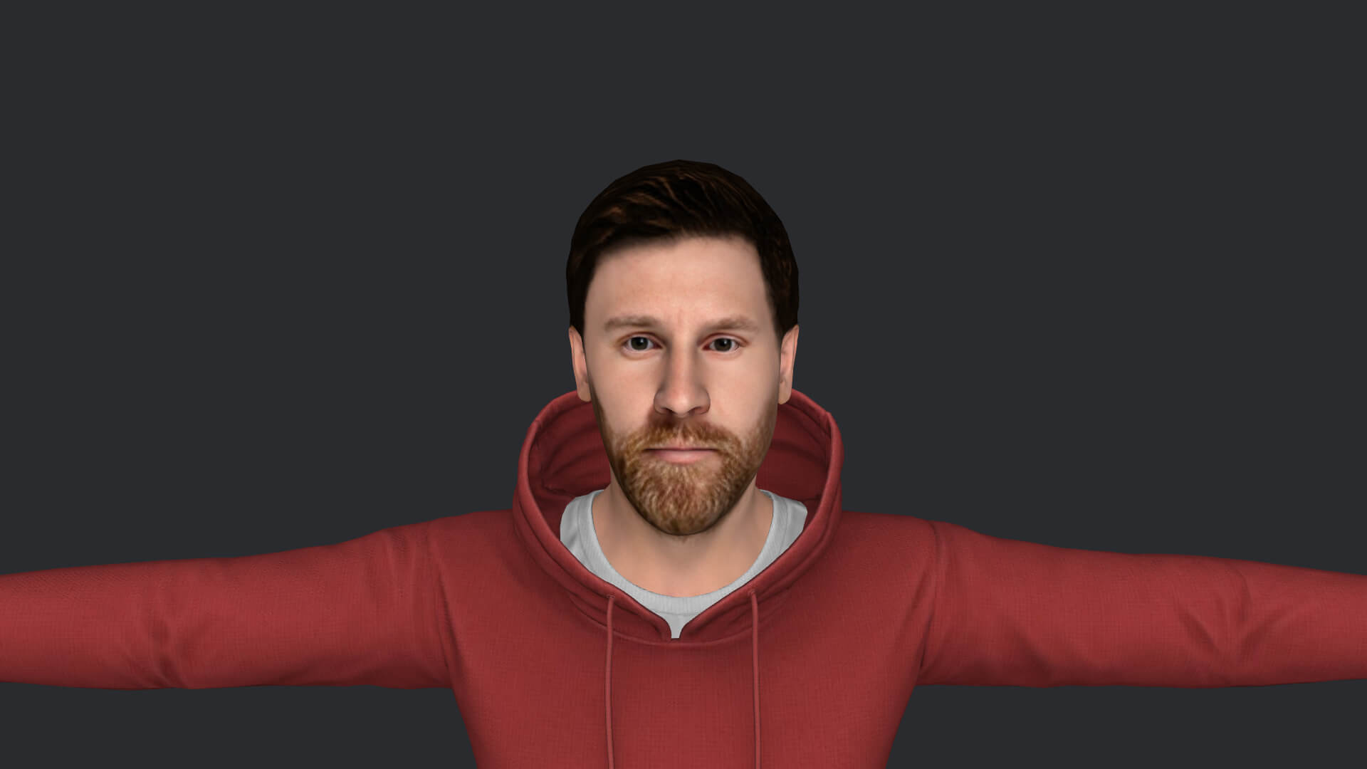 Lionel Messi Character - 3D Model by meta avatars
