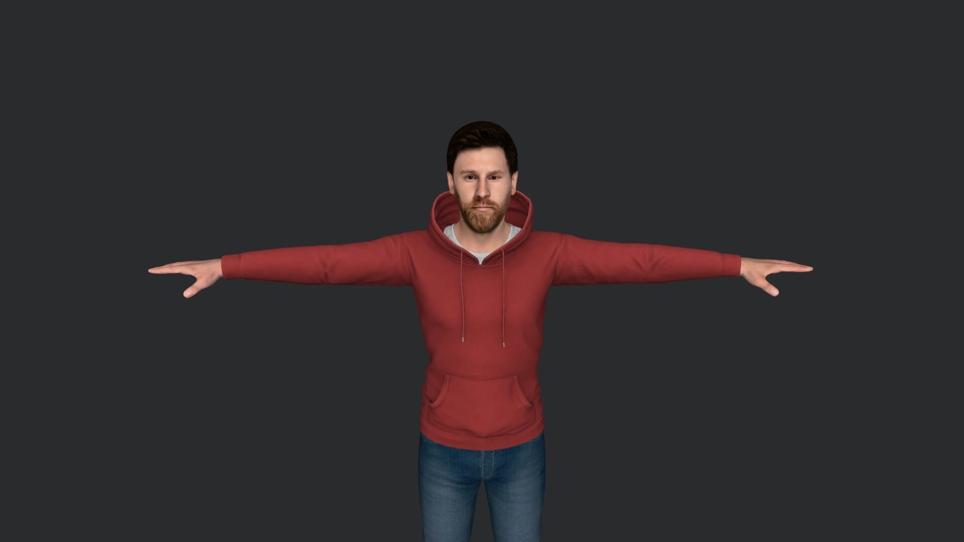 Lionel Messi Character - 3D Model by meta avatars