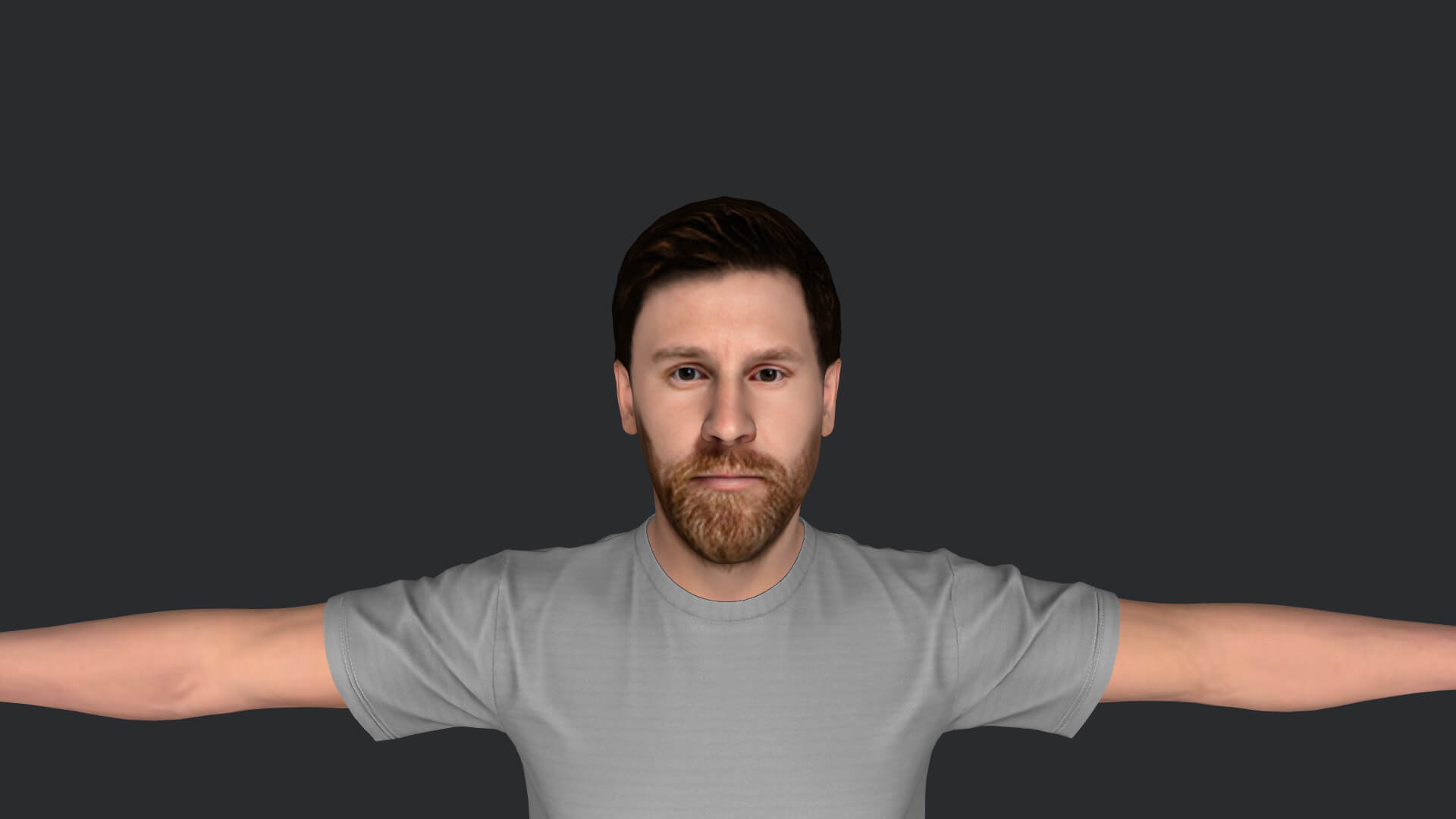 Lionel Messi Character - 3D Model by meta avatars