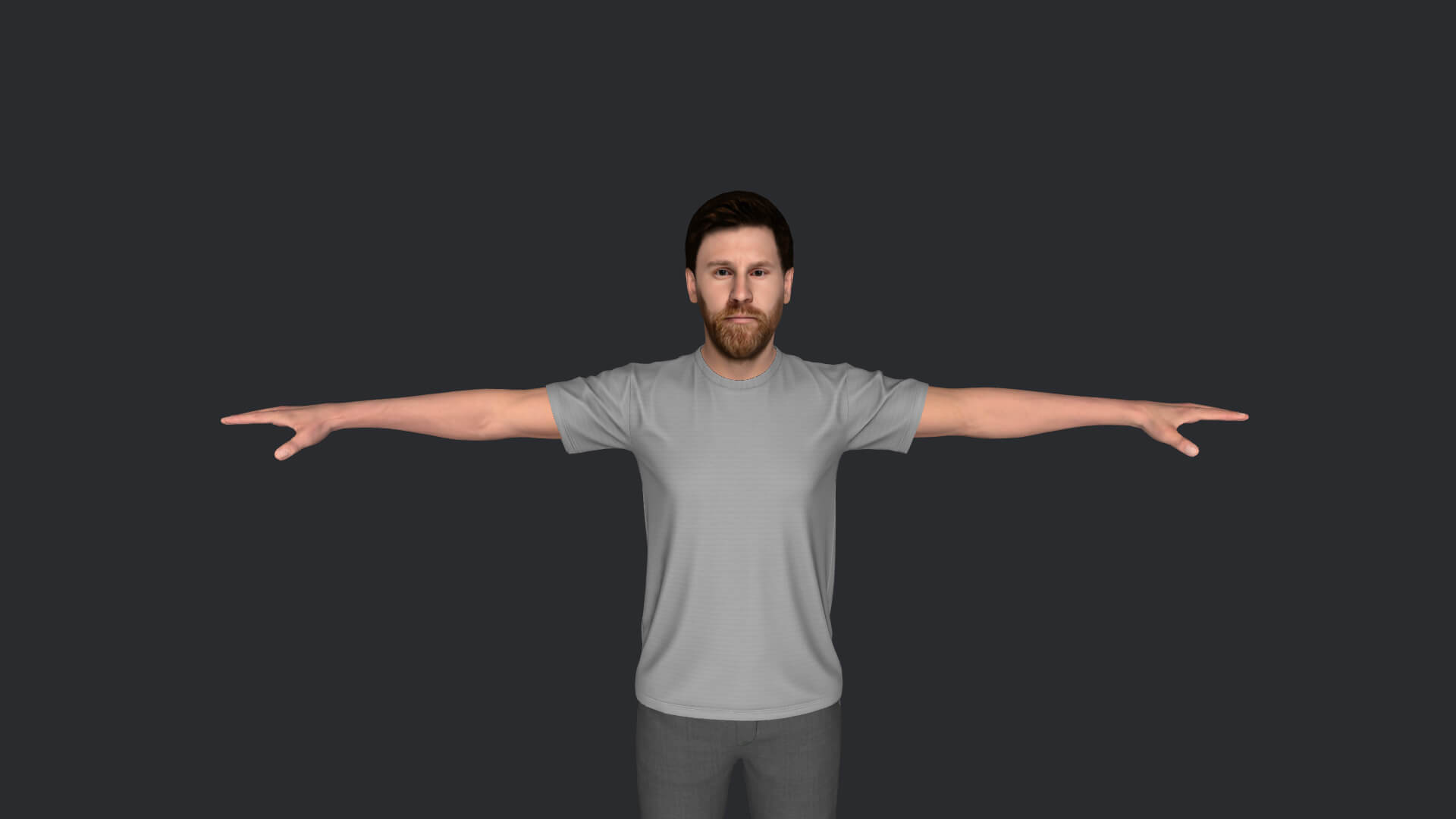 Lionel Messi Character - 3D Model by meta avatars