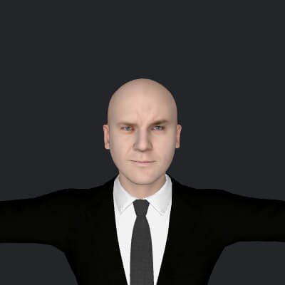 Lloyd Ahlquist Realistic Full Body Fully Rigged Character - 3D Model by ...