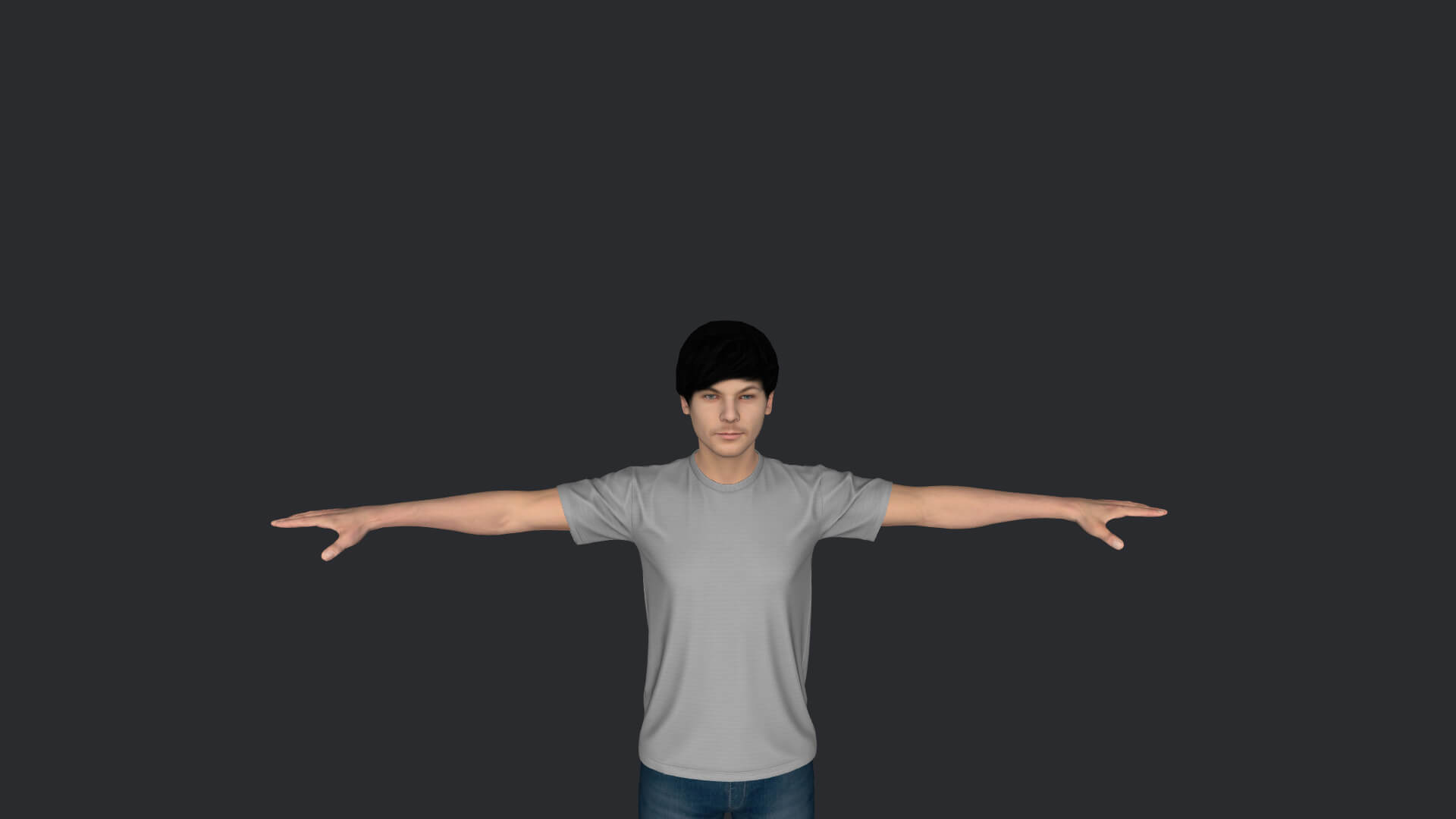 Louis Tomlinson Realistic Full Body Fully Rigged Character - 3D Model ...