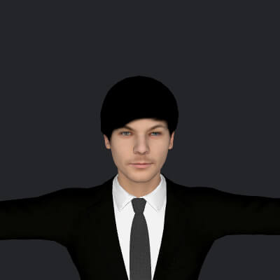 Louis Tomlinson Realistic Full Body Fully Rigged Character - 3D Model ...