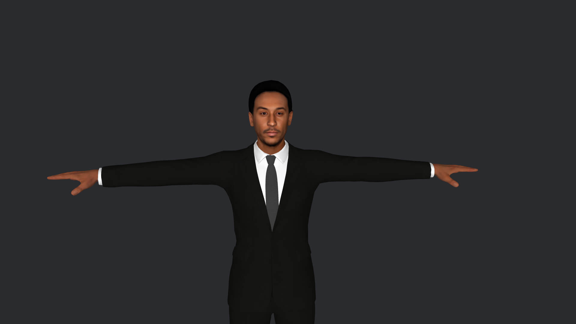 Ludacris Realistic Full Body Fully Rigged Character - 3D Model by meta ...