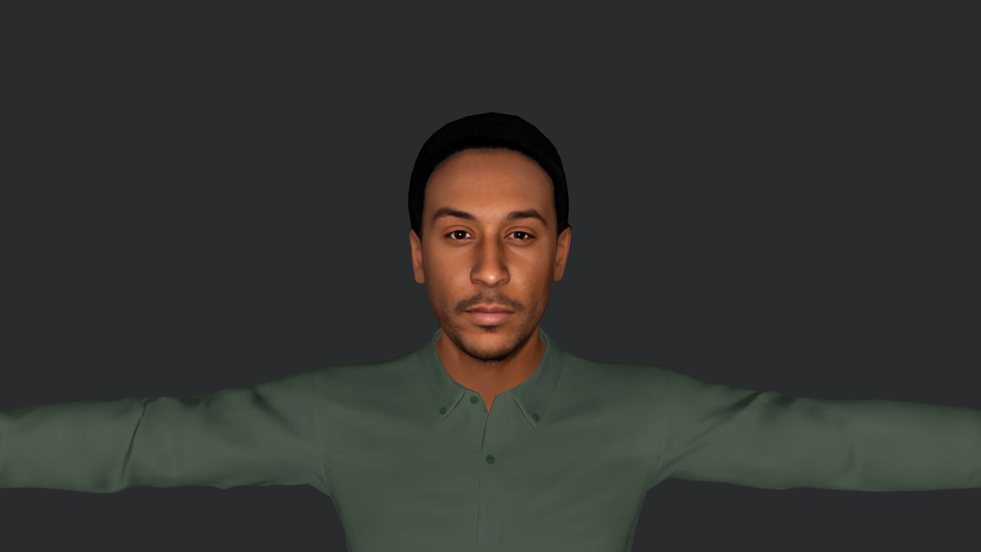 Ludacris Realistic Full Body Fully Rigged Character - 3D Model by meta ...
