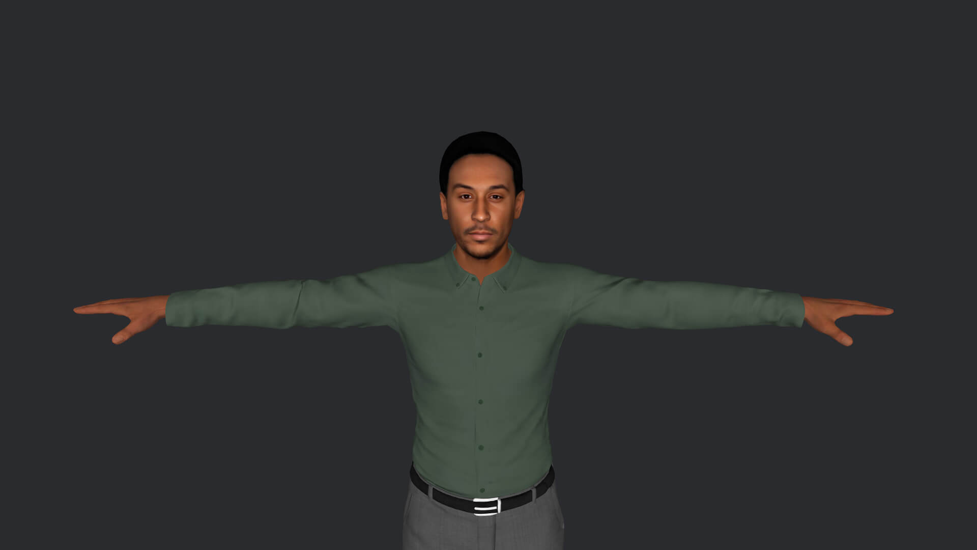 Ludacris Realistic Full Body Fully Rigged Character - 3D Model by meta ...