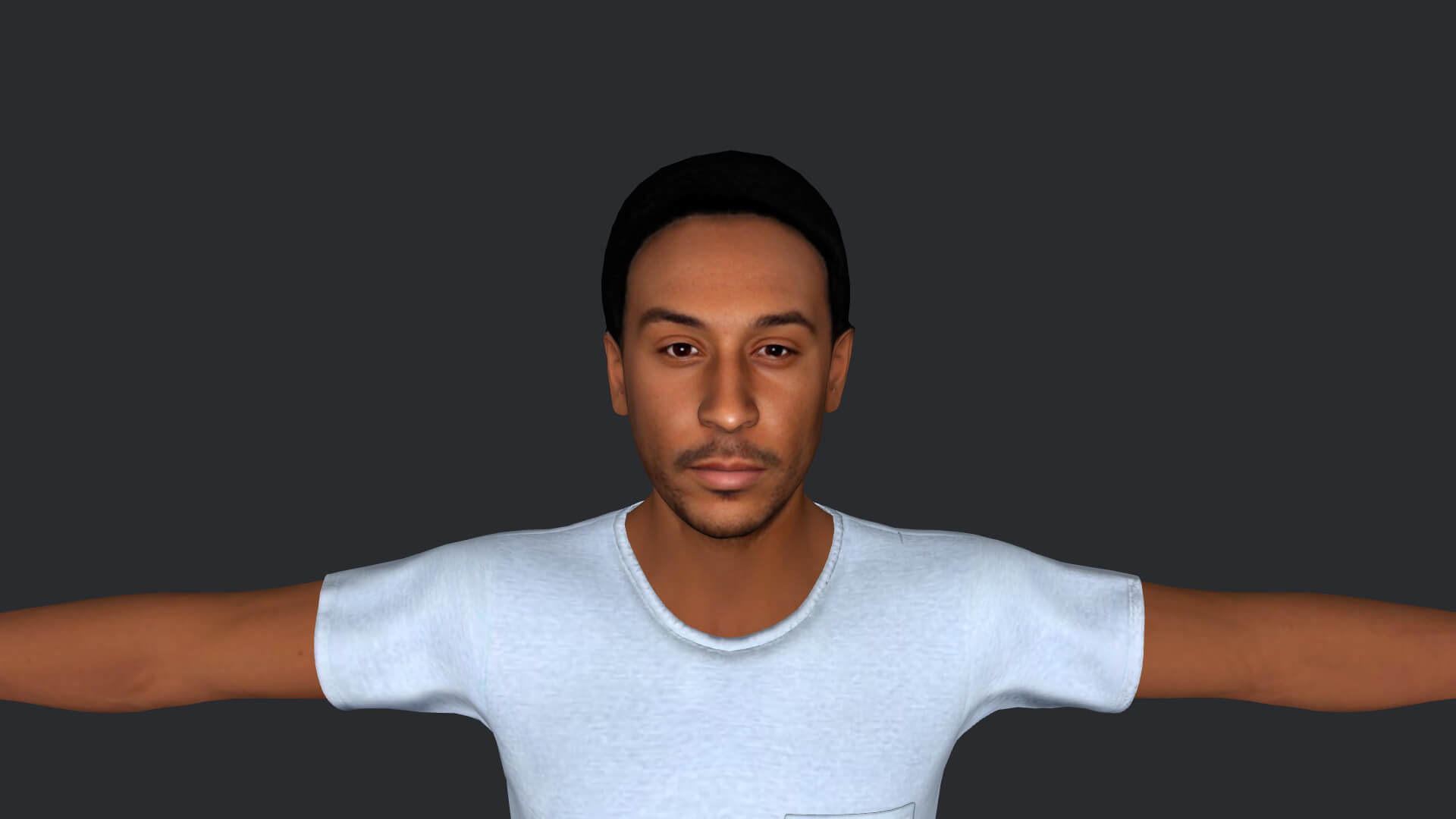 Ludacris Realistic Full Body Fully Rigged Character - 3D Model by meta ...