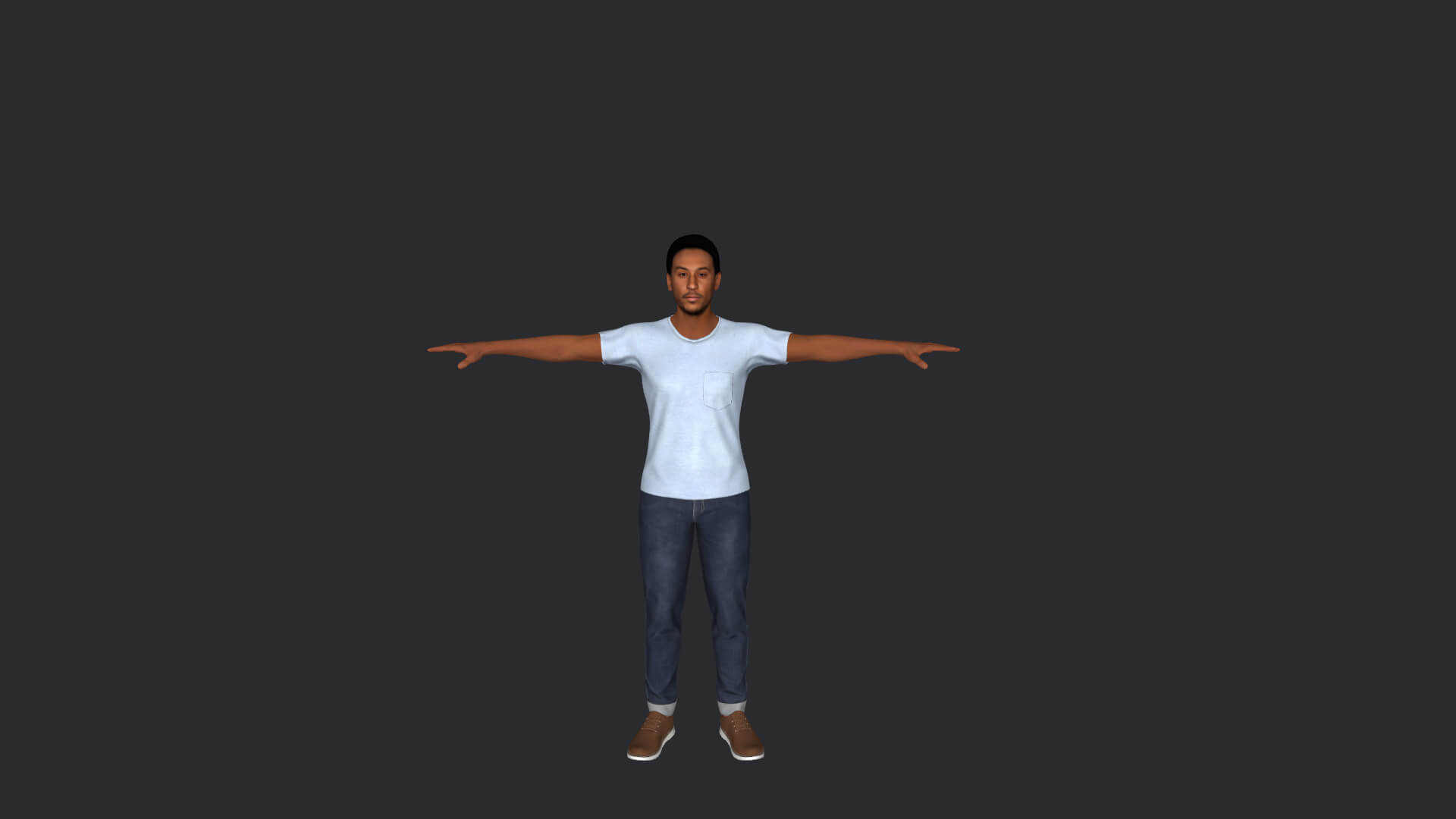 Ludacris Realistic Full Body Fully Rigged Character - 3D Model by meta ...