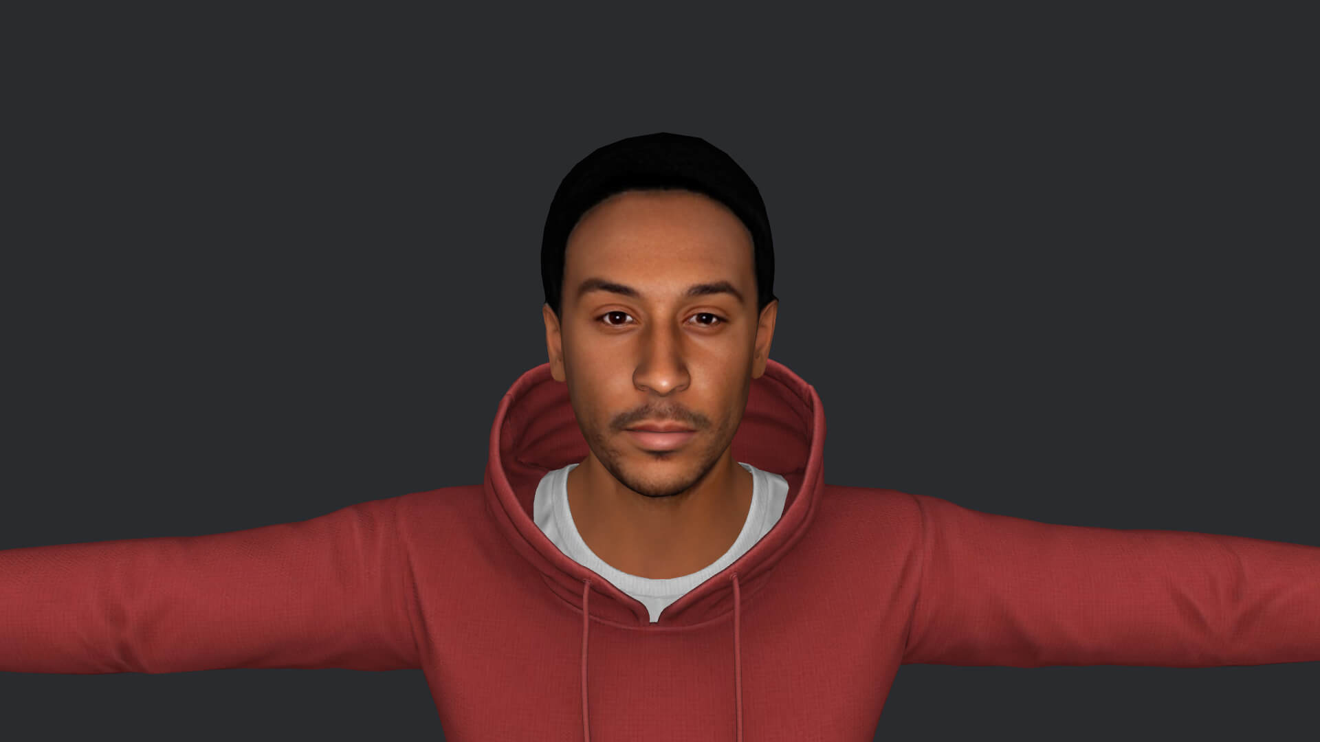 Ludacris Realistic Full Body Fully Rigged Character - 3D Model by meta ...