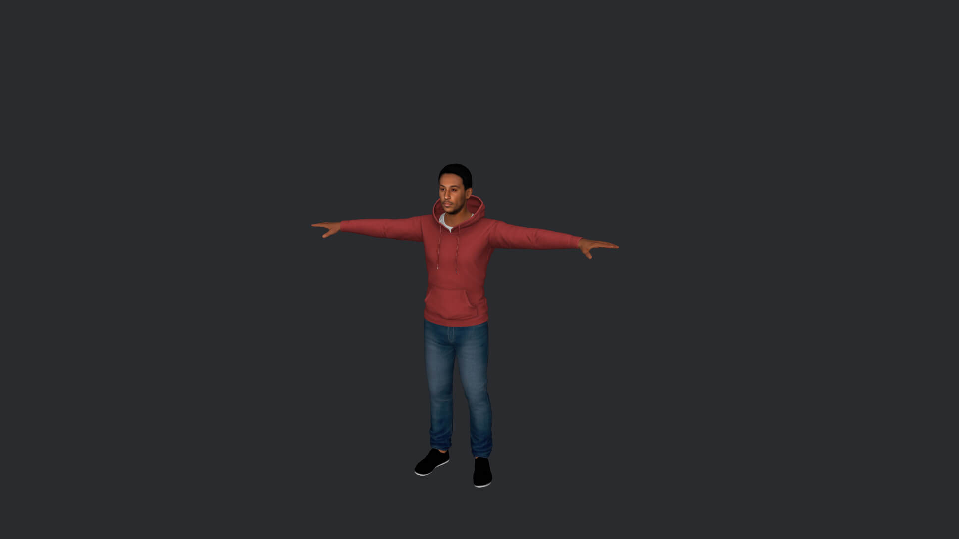Ludacris Realistic Full Body Fully Rigged Character - 3D Model by meta ...