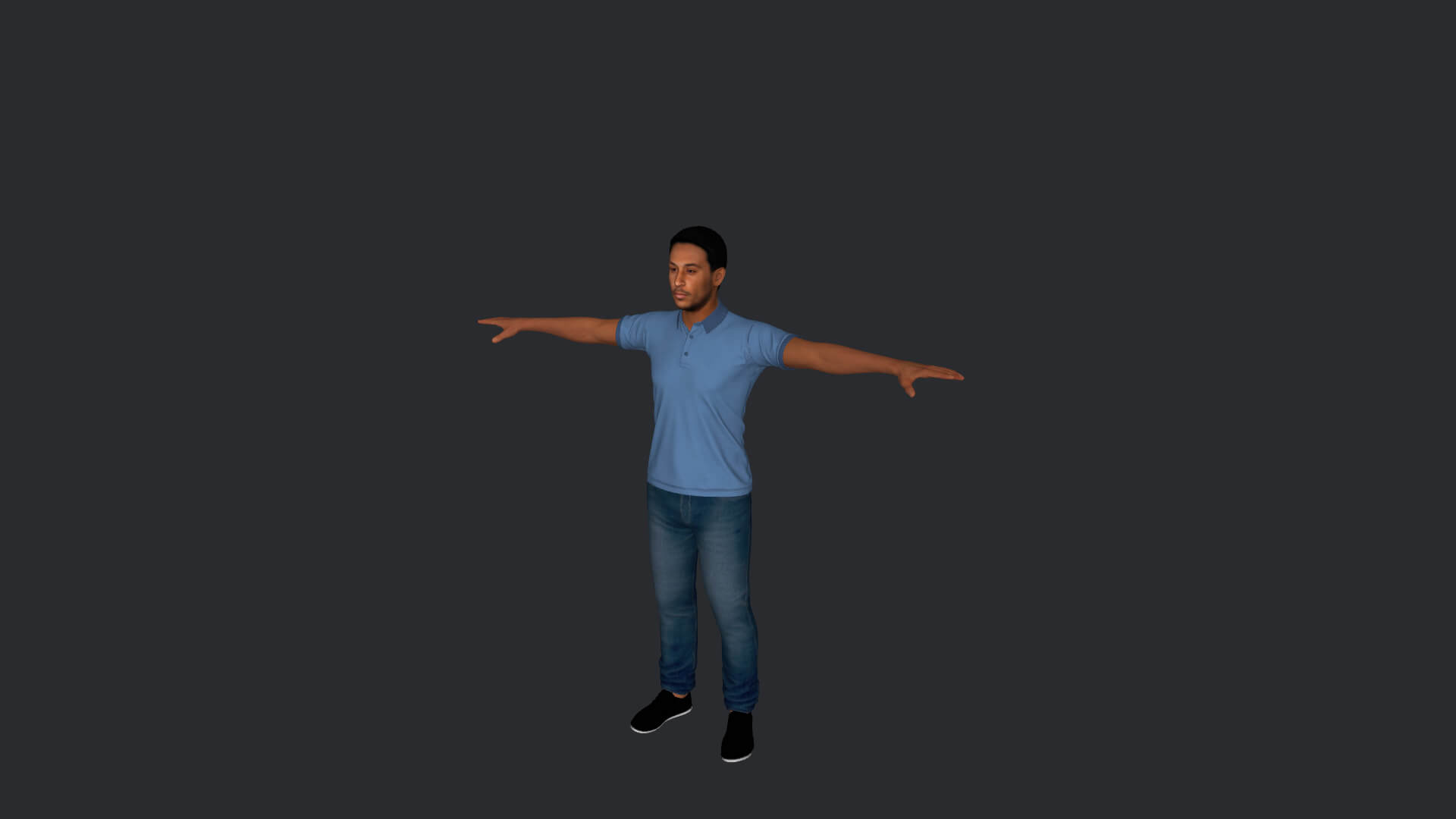 Ludacris Realistic Full Body Fully Rigged Character - 3D Model by meta ...