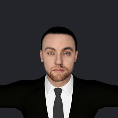 Mac Miller Realistic Full Body Fully Rigged Character - 3D Model by ...