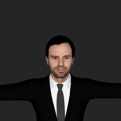 Mark Ruffalo Realistic Full Body Fully Rigged Character - 3D Model by ...